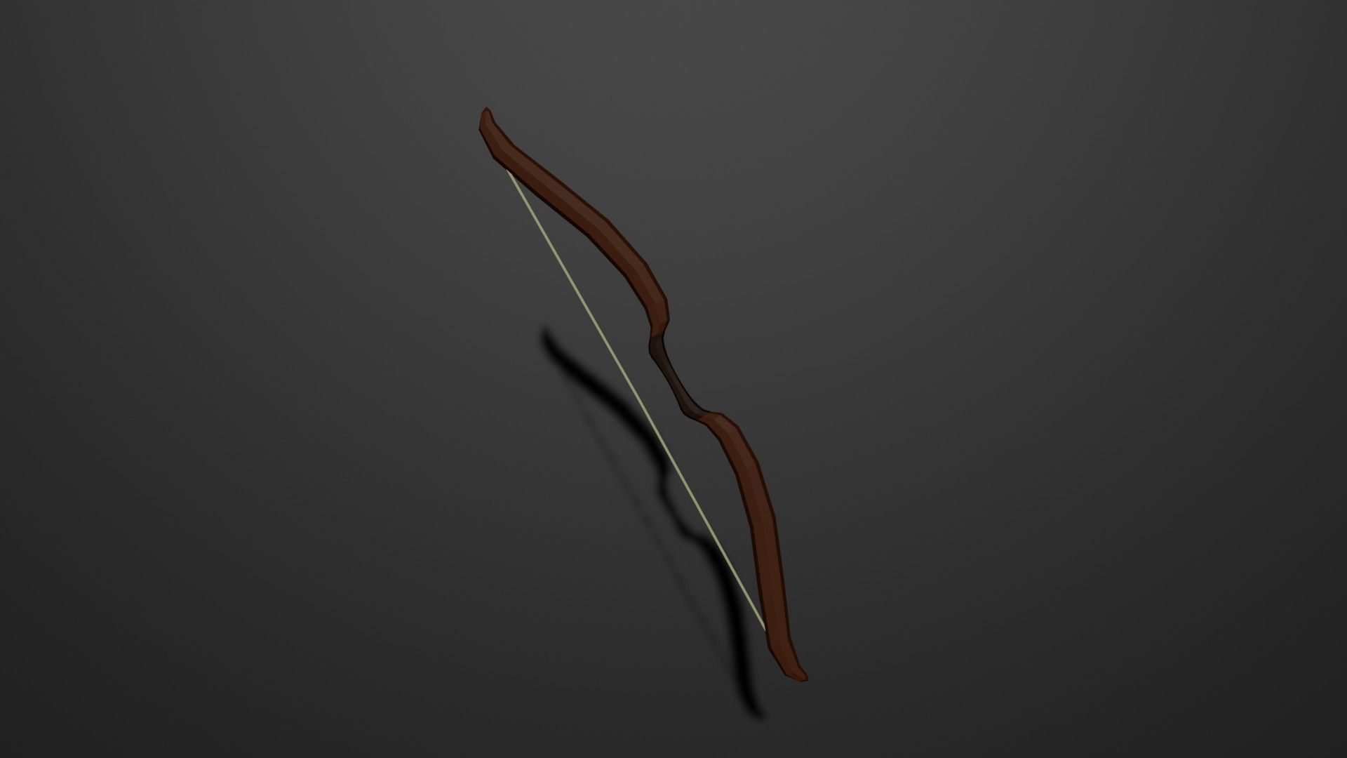 3D model Lowpoly Rigged Recurve Bow VR / AR / low-poly | CGTrader