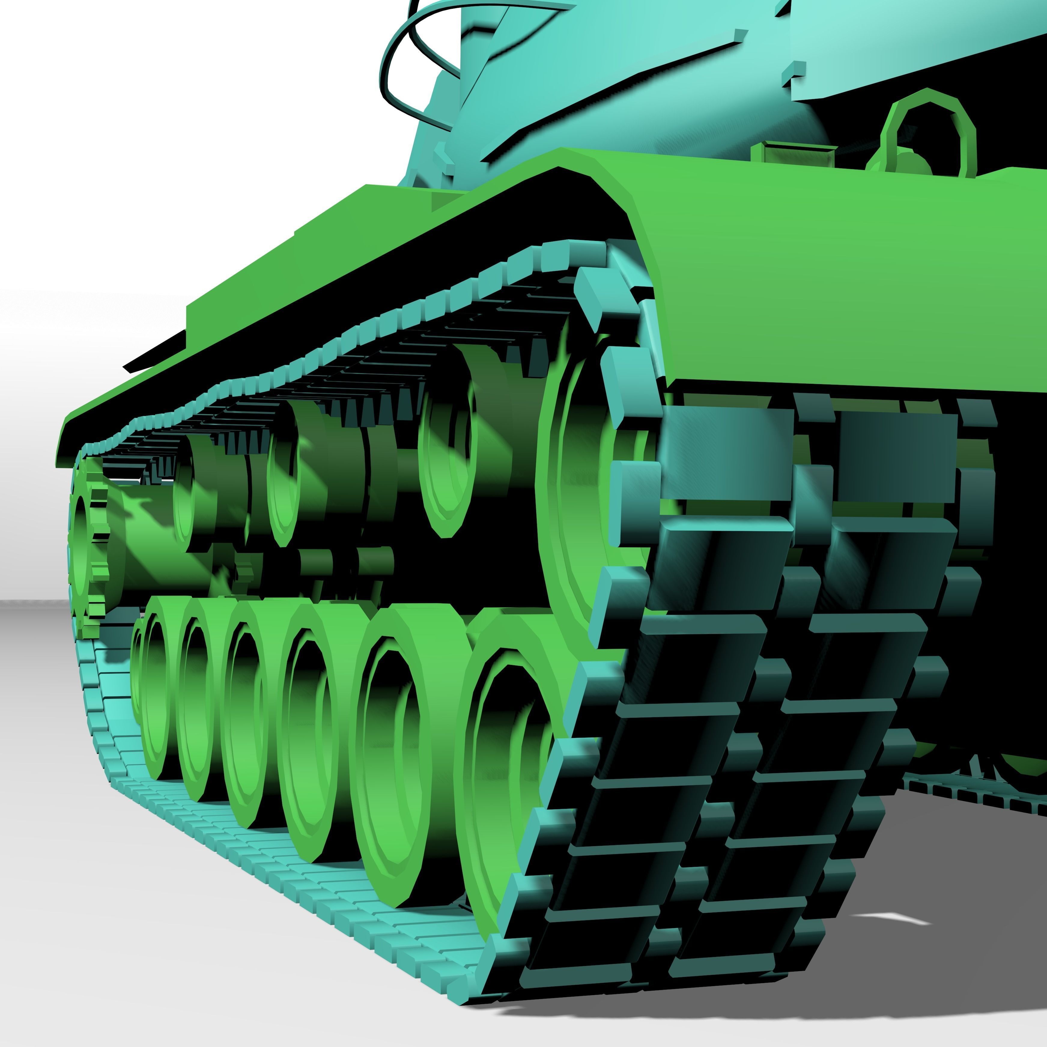3D model M47 Patton Tank VR / AR / low-poly | CGTrader