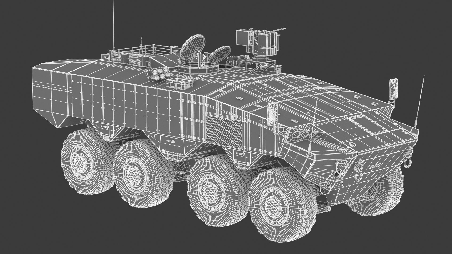 Eitan 8x8 APC Armoured Fighting Vehicle 3D model | CGTrader