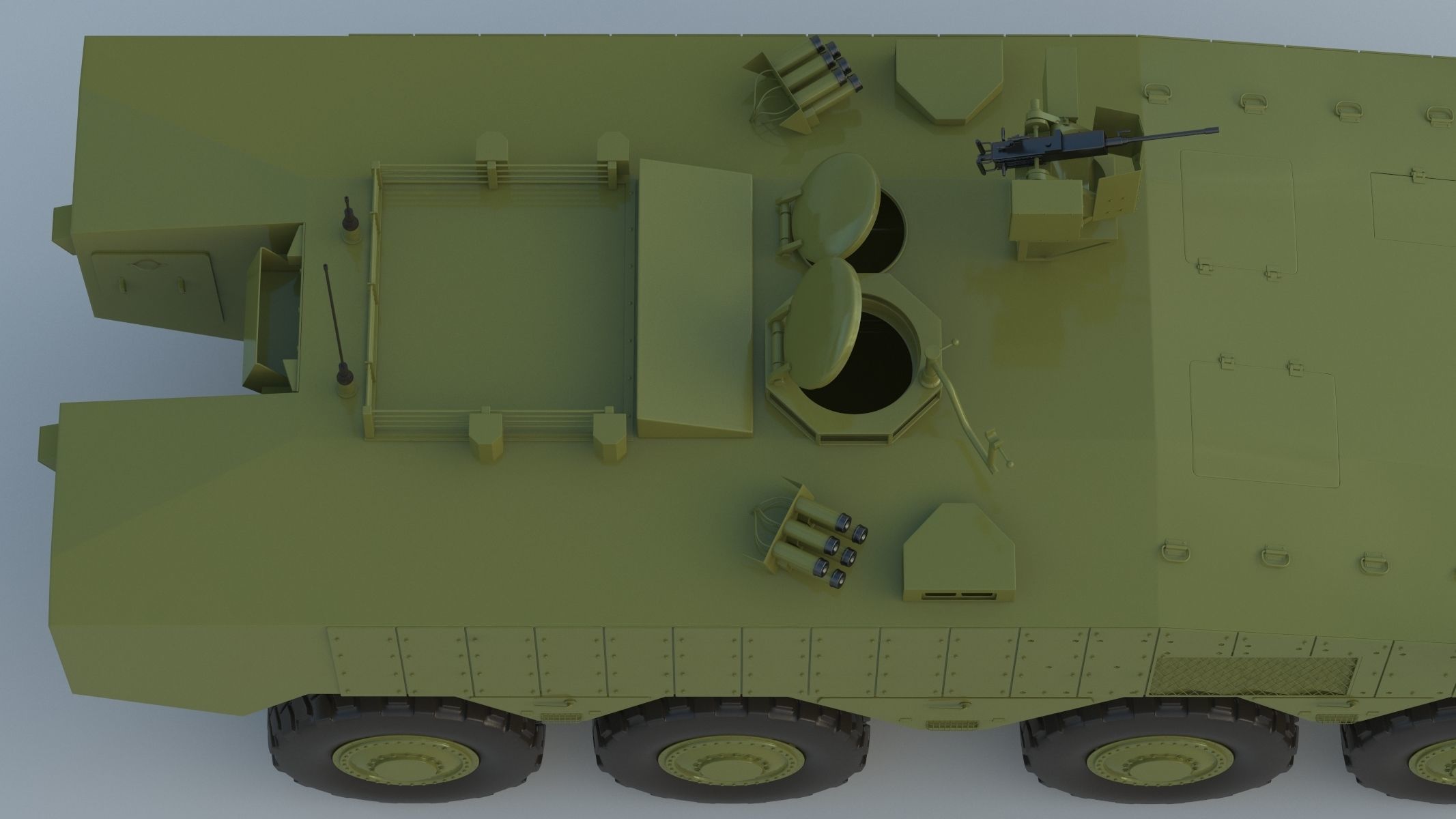 Eitan 8x8 APC Armoured Fighting Vehicle 3D model | CGTrader