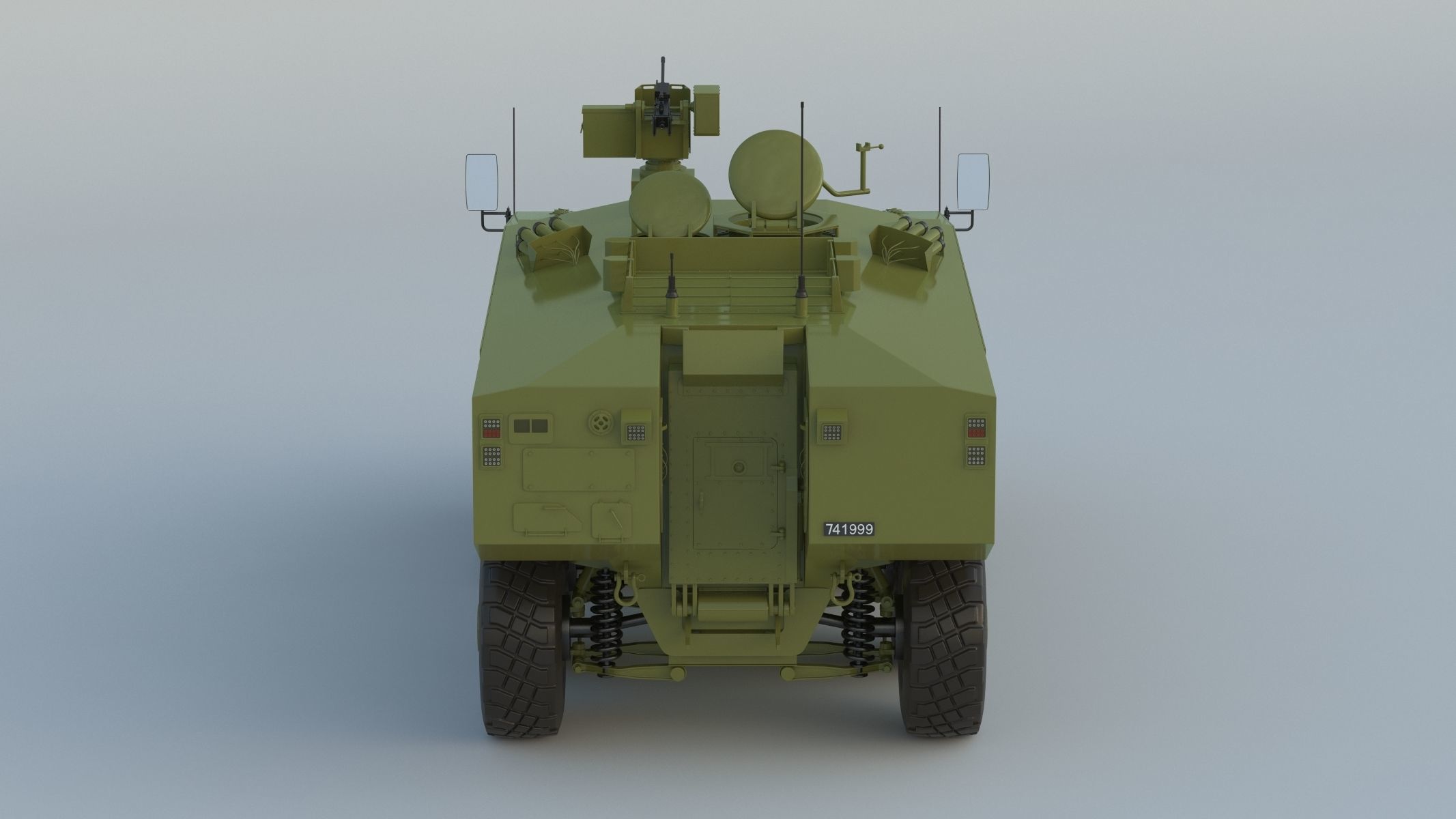 Eitan 8x8 APC Armoured Fighting Vehicle 3D model | CGTrader