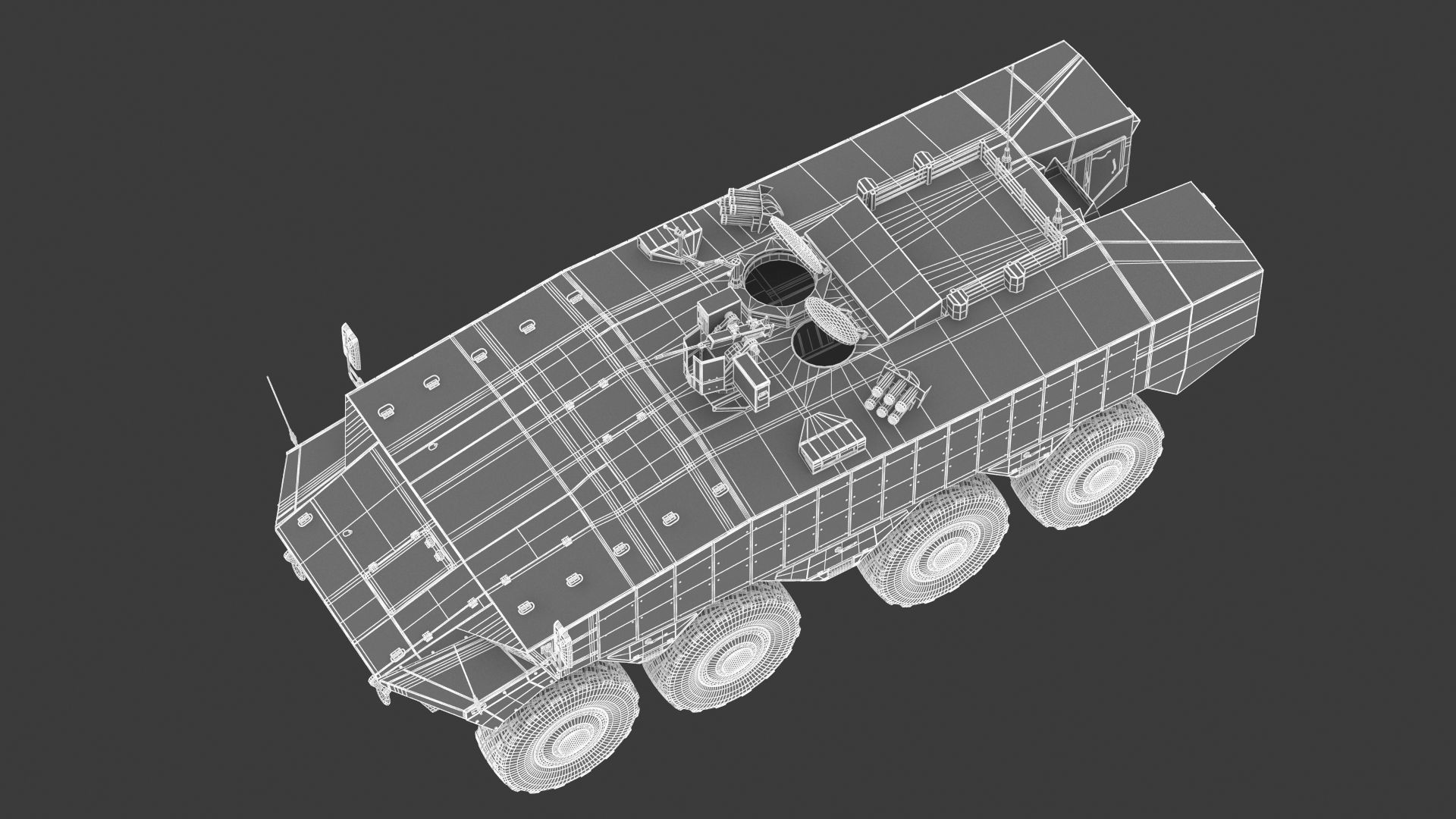 Eitan 8x8 APC Armoured Fighting Vehicle 3D model | CGTrader