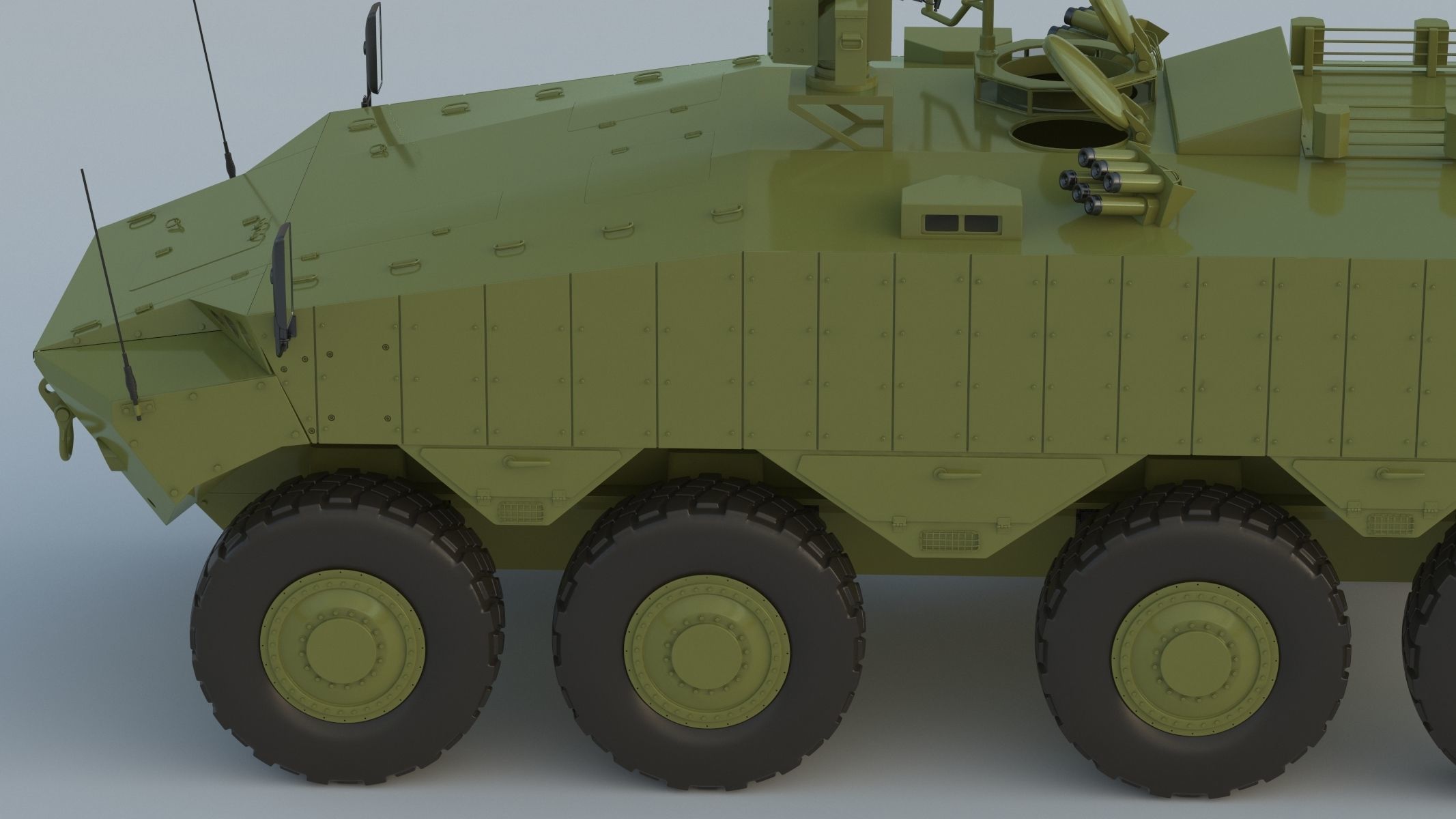 Eitan 8x8 APC Armoured Fighting Vehicle 3D model | CGTrader