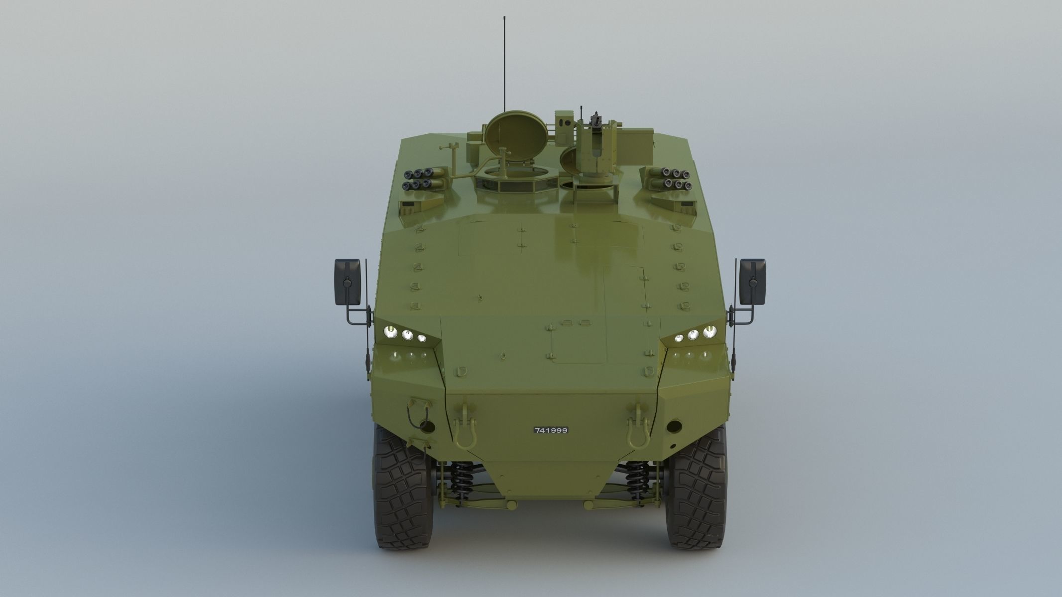 Eitan 8x8 APC Armoured Fighting Vehicle 3D model | CGTrader