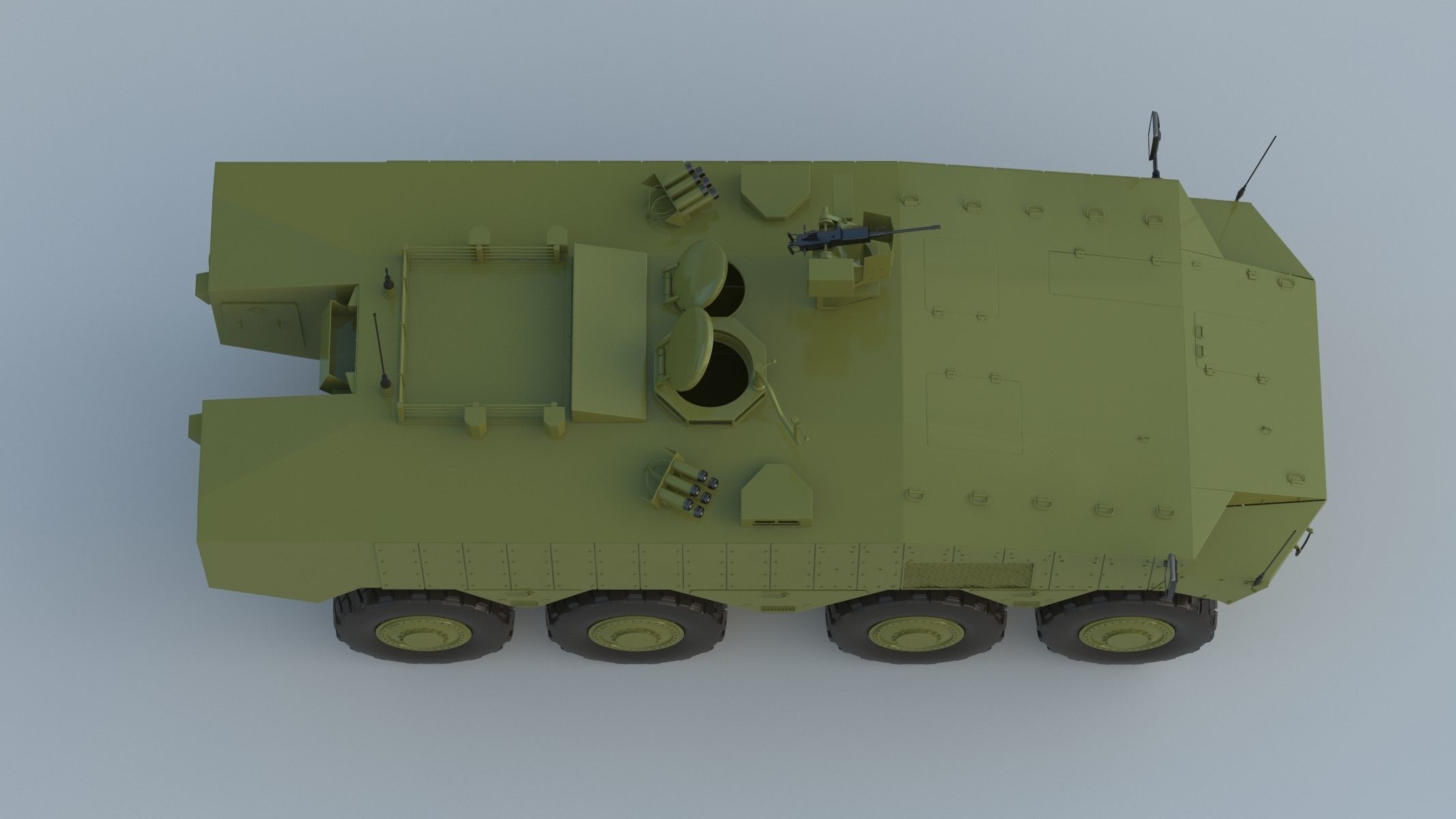 Eitan 8x8 APC Armoured Fighting Vehicle 3D model | CGTrader