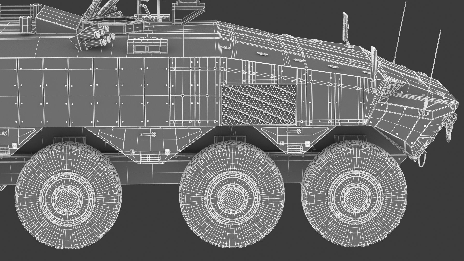 Eitan 8x8 APC Armoured Fighting Vehicle 3D model | CGTrader