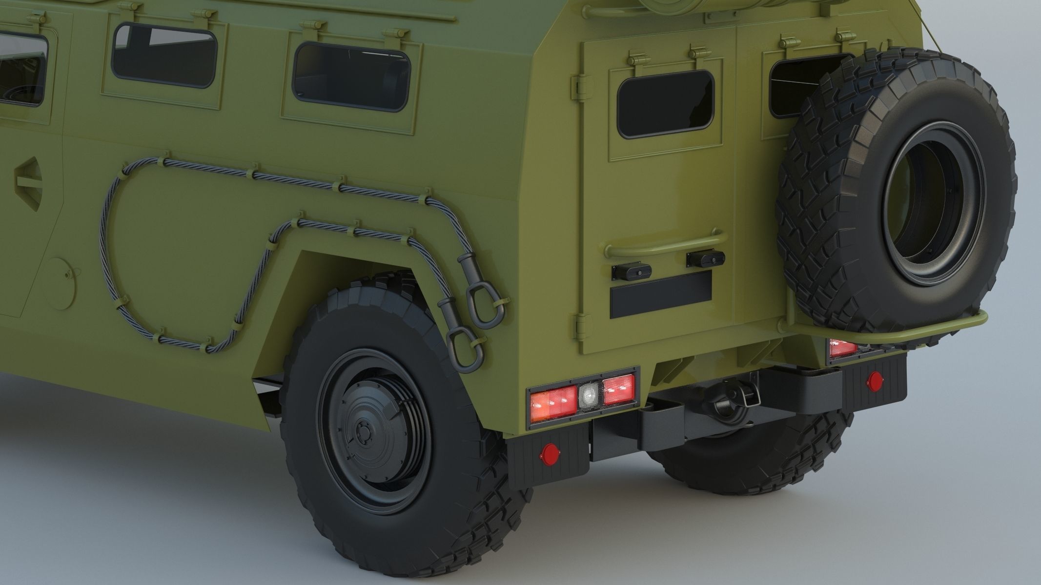 GAZ Tigr Russian Military Vehicle 3D model | CGTrader