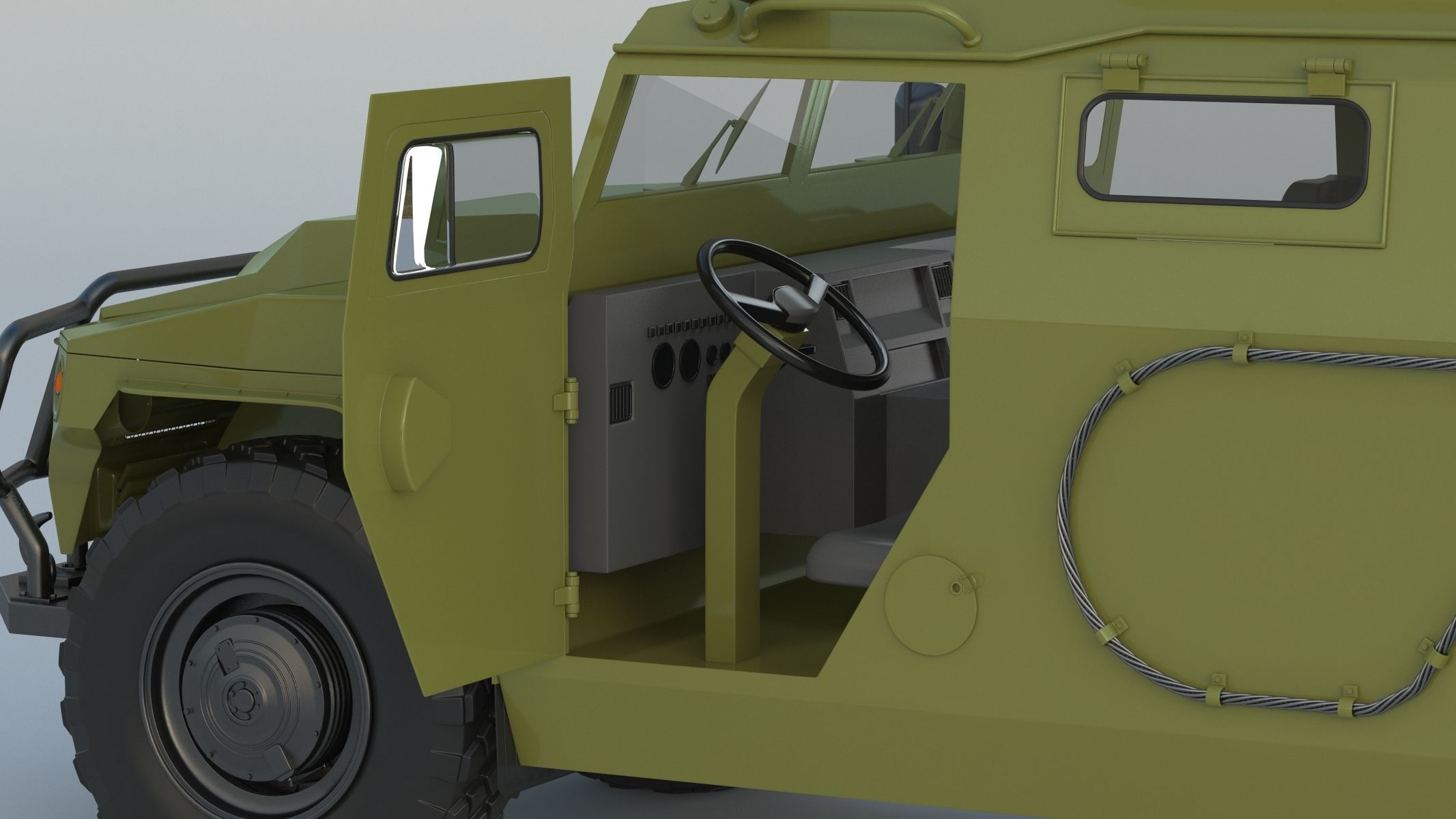 GAZ Tigr Russian Military Vehicle 3D model | CGTrader