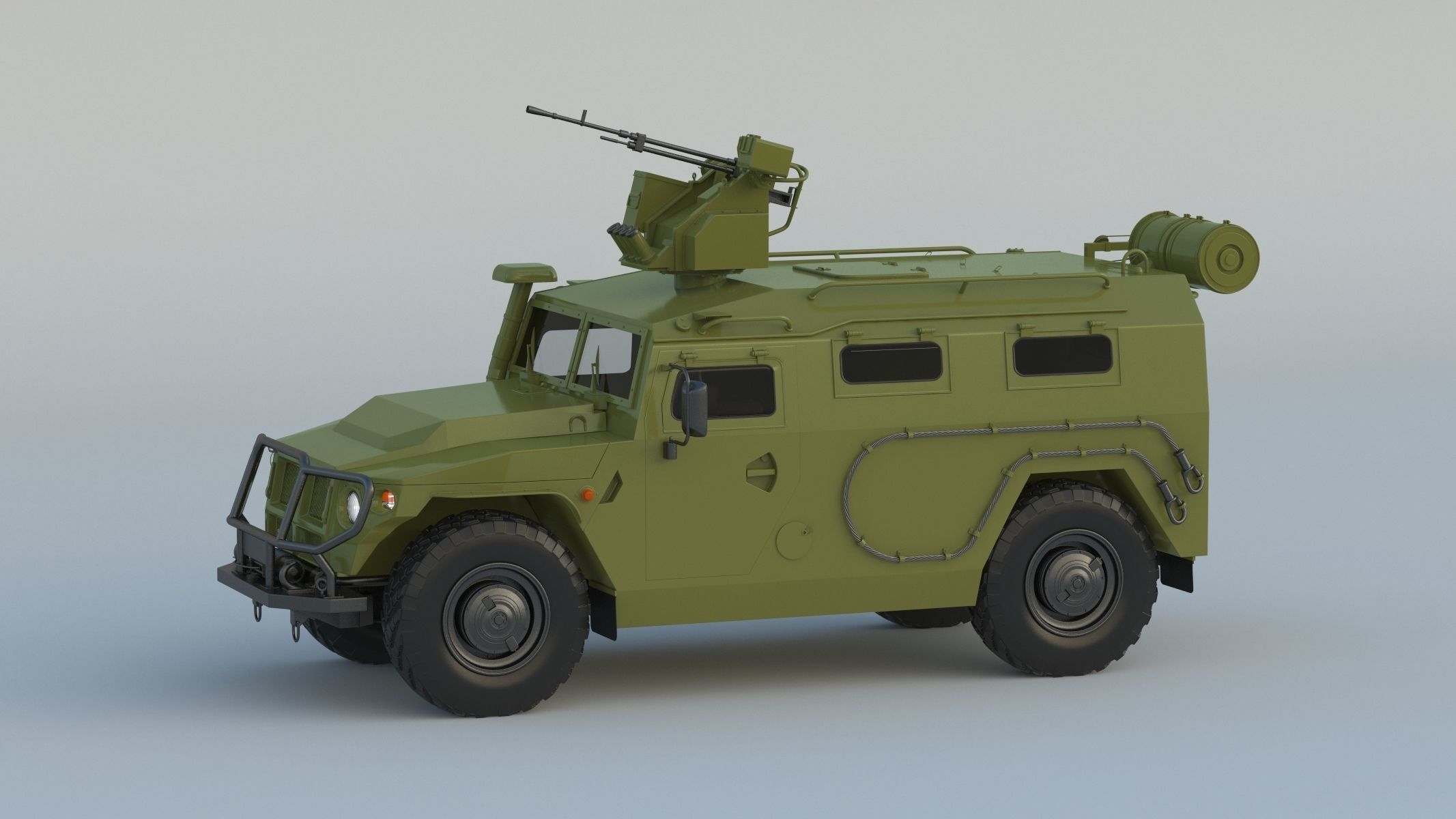 GAZ Tigr Russian Military Vehicle 3D model | CGTrader
