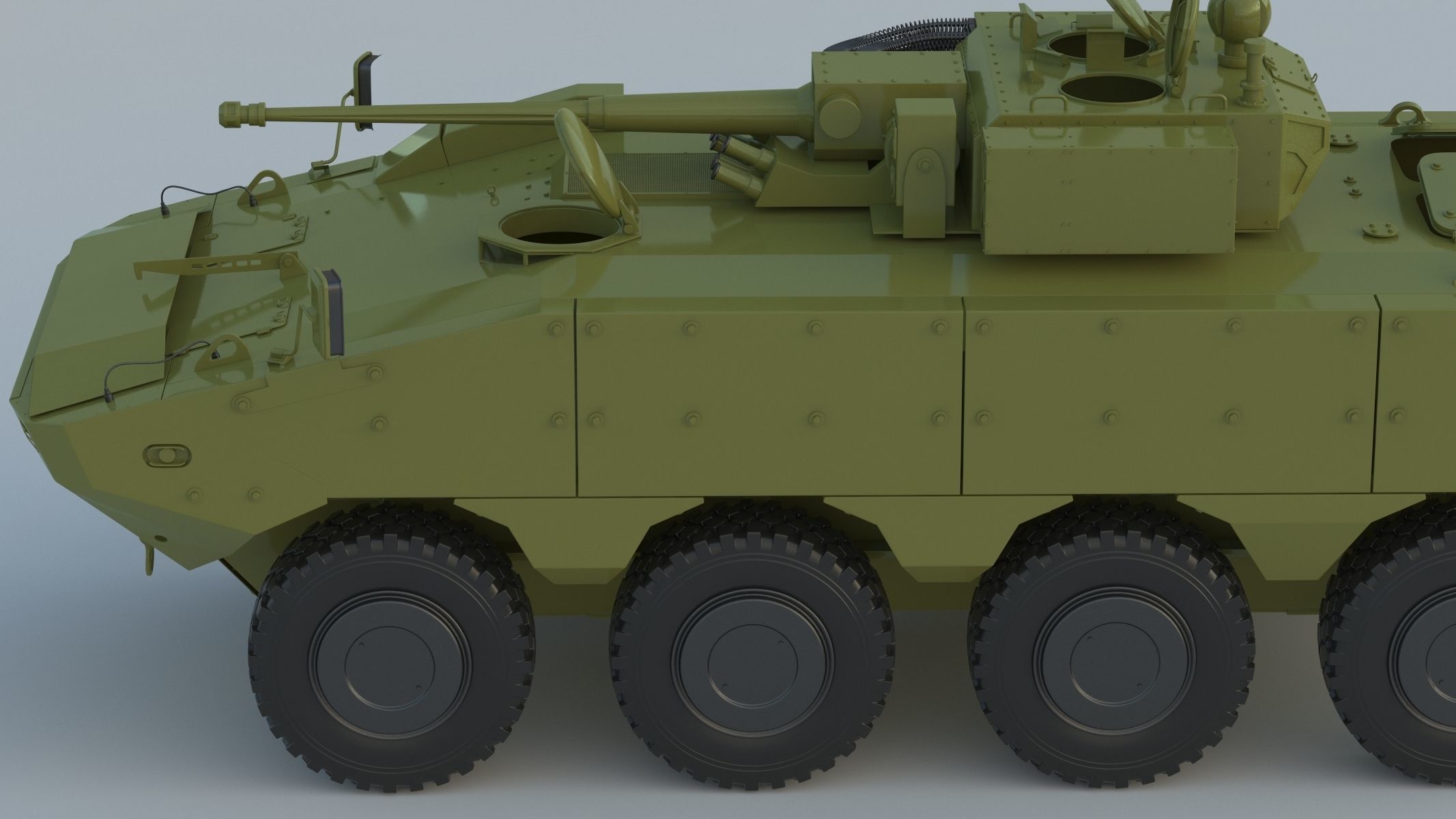 Iveco SuperAV 8x8 Armored Vehicle 3D model | CGTrader