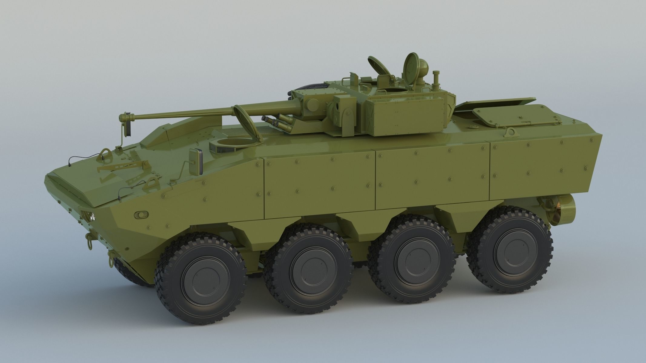 Iveco SuperAV 8x8 Armored Vehicle 3D model | CGTrader