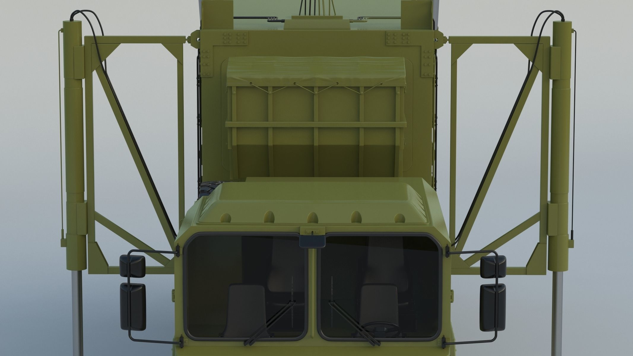 Mobile Tracking Radar Truck 3D model | CGTrader