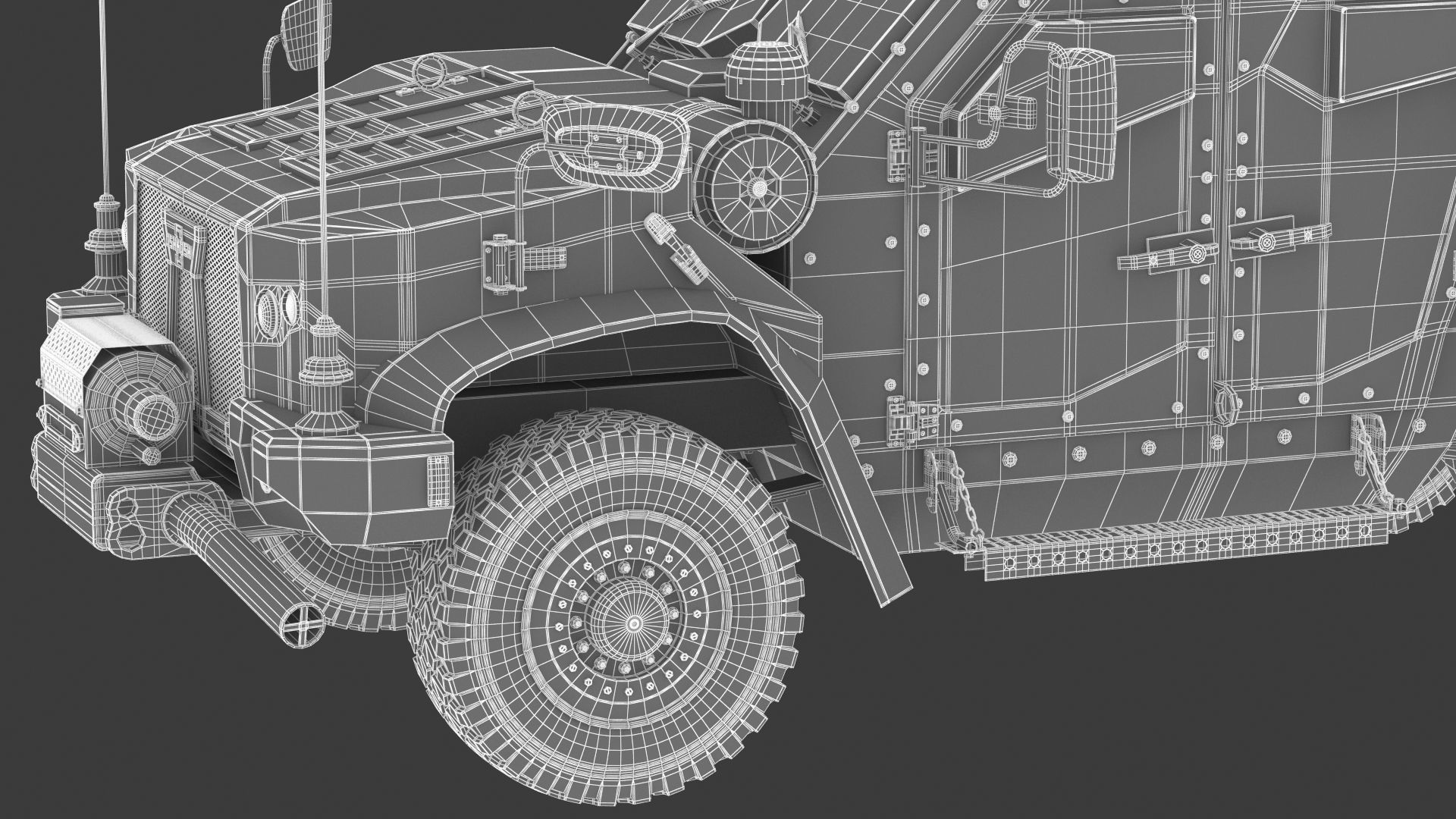 Oshkosh L-ATV in M1278 Heavy Guns Carrier 3D model | CGTrader