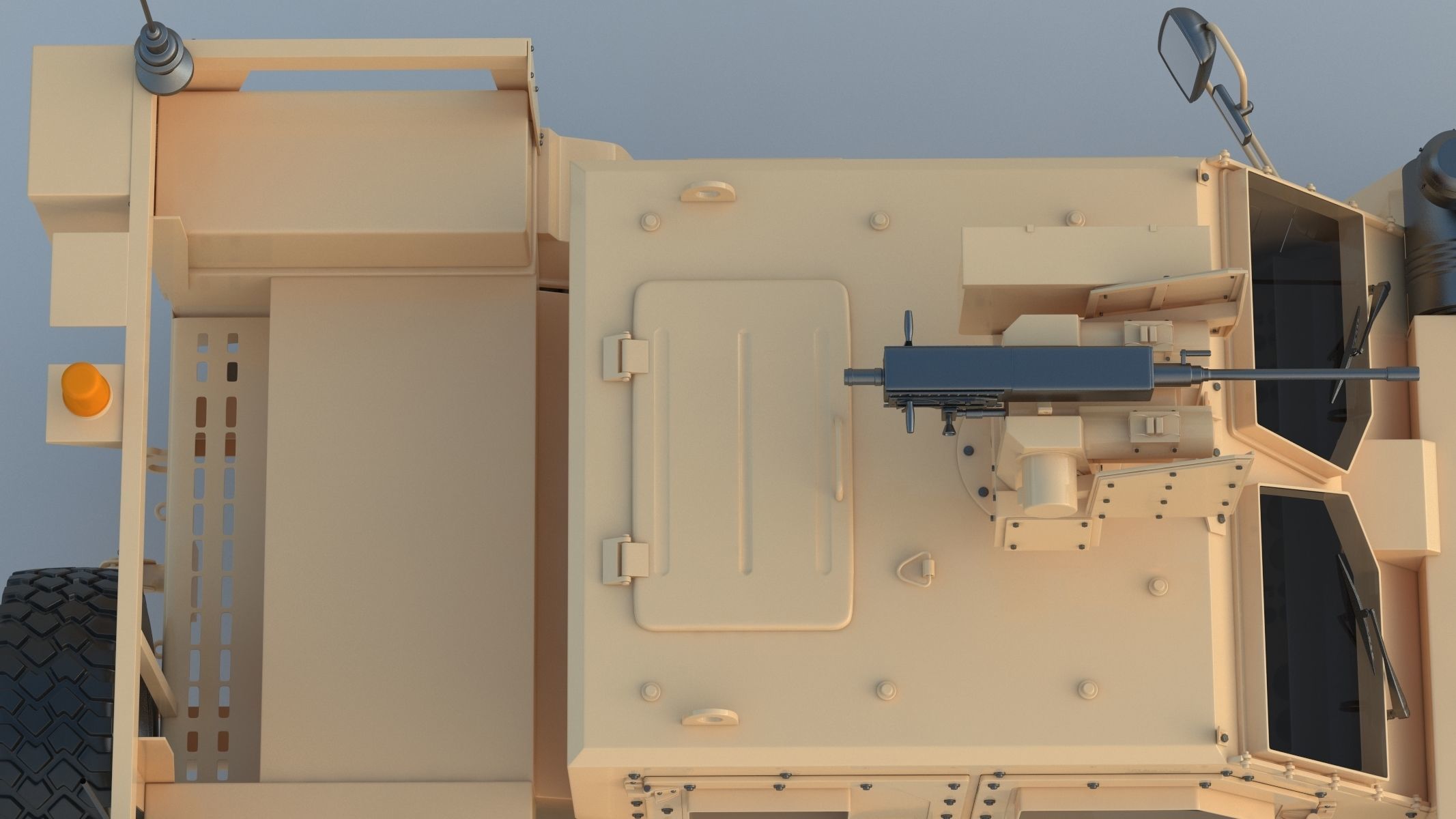 Oshkosh L-ATV in M1278 Heavy Guns Carrier 3D model | CGTrader
