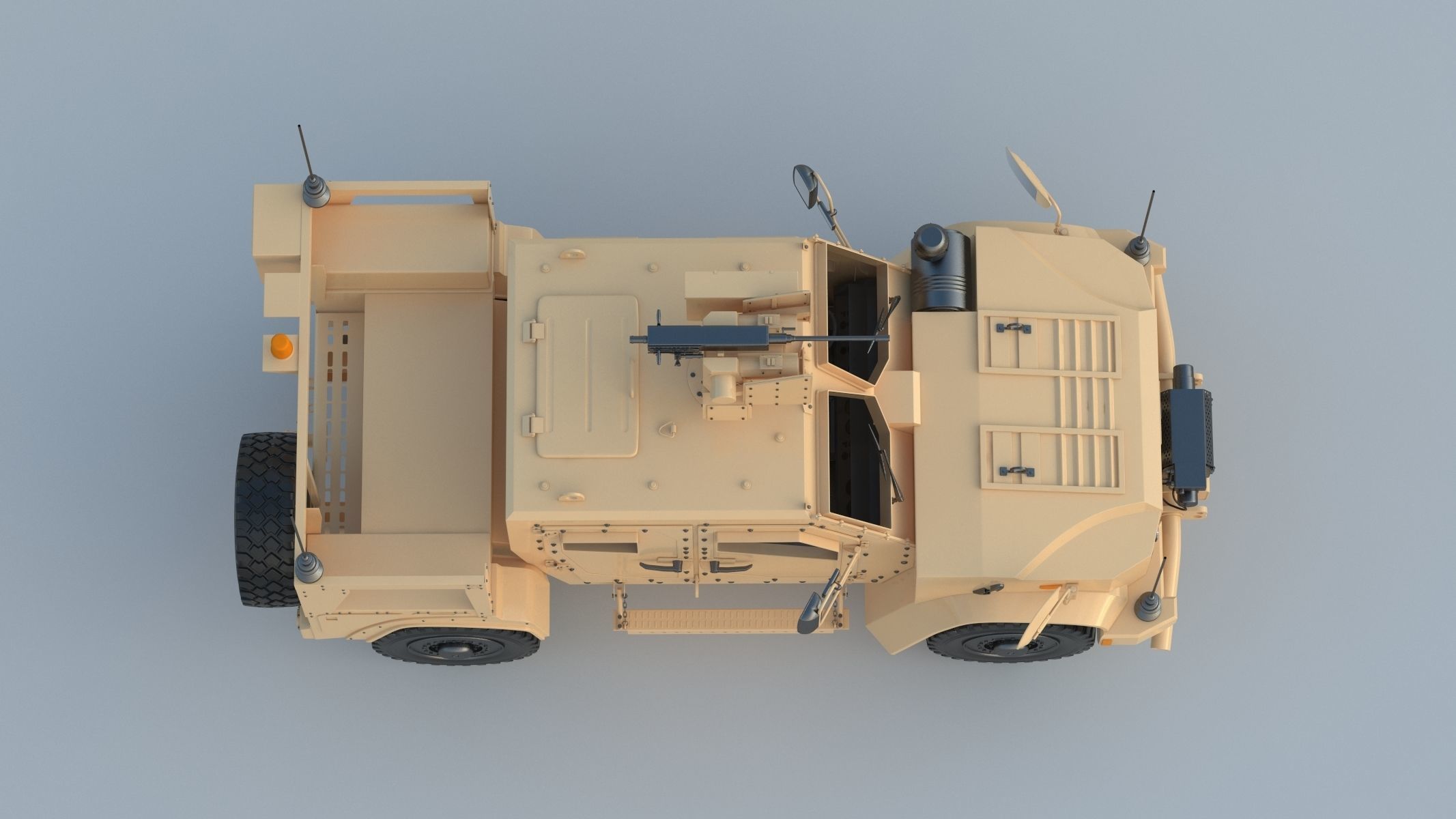 Oshkosh L-ATV in M1278 Heavy Guns Carrier 3D model | CGTrader