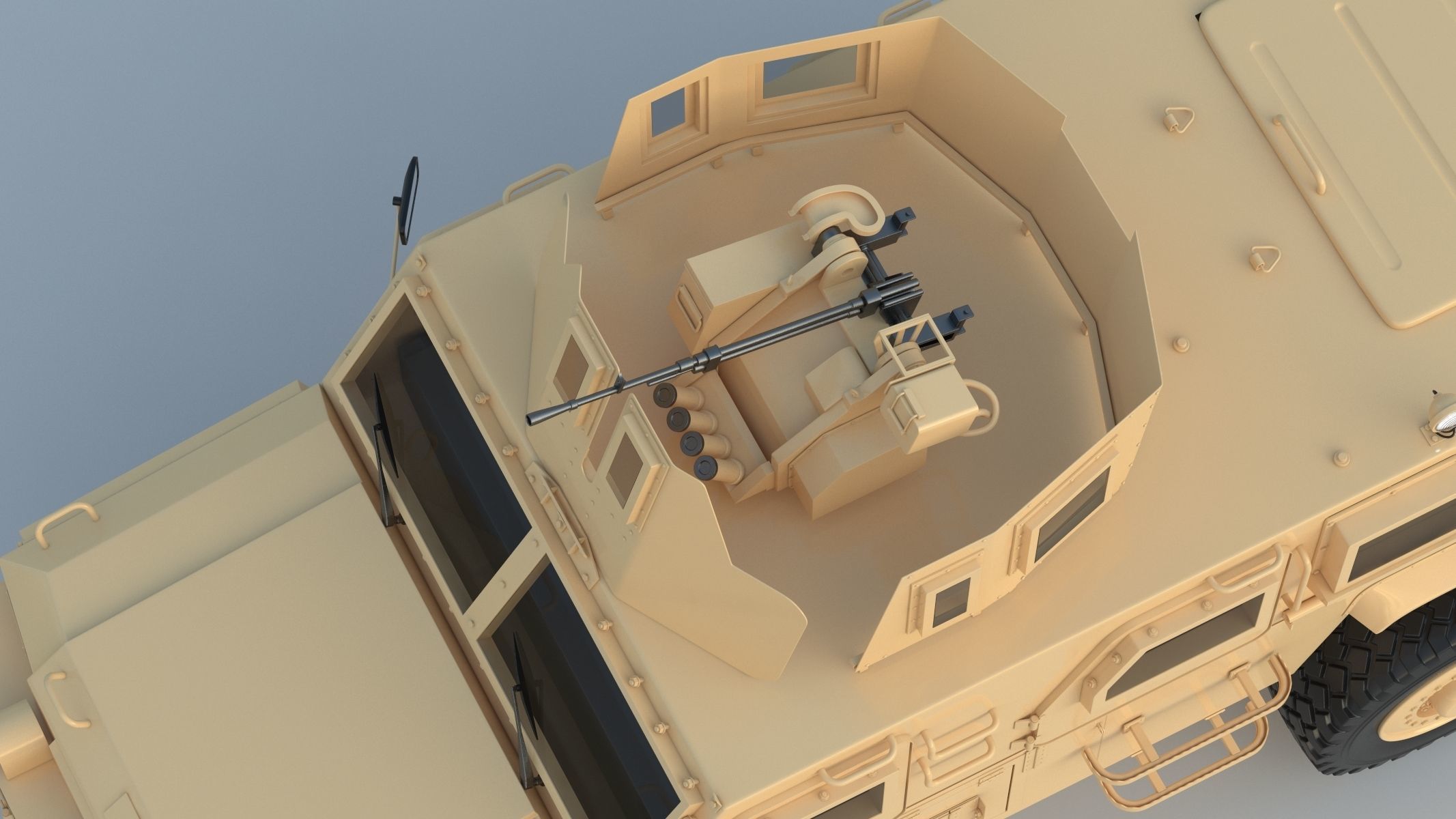 RG-33 Military Truck 3D model | CGTrader