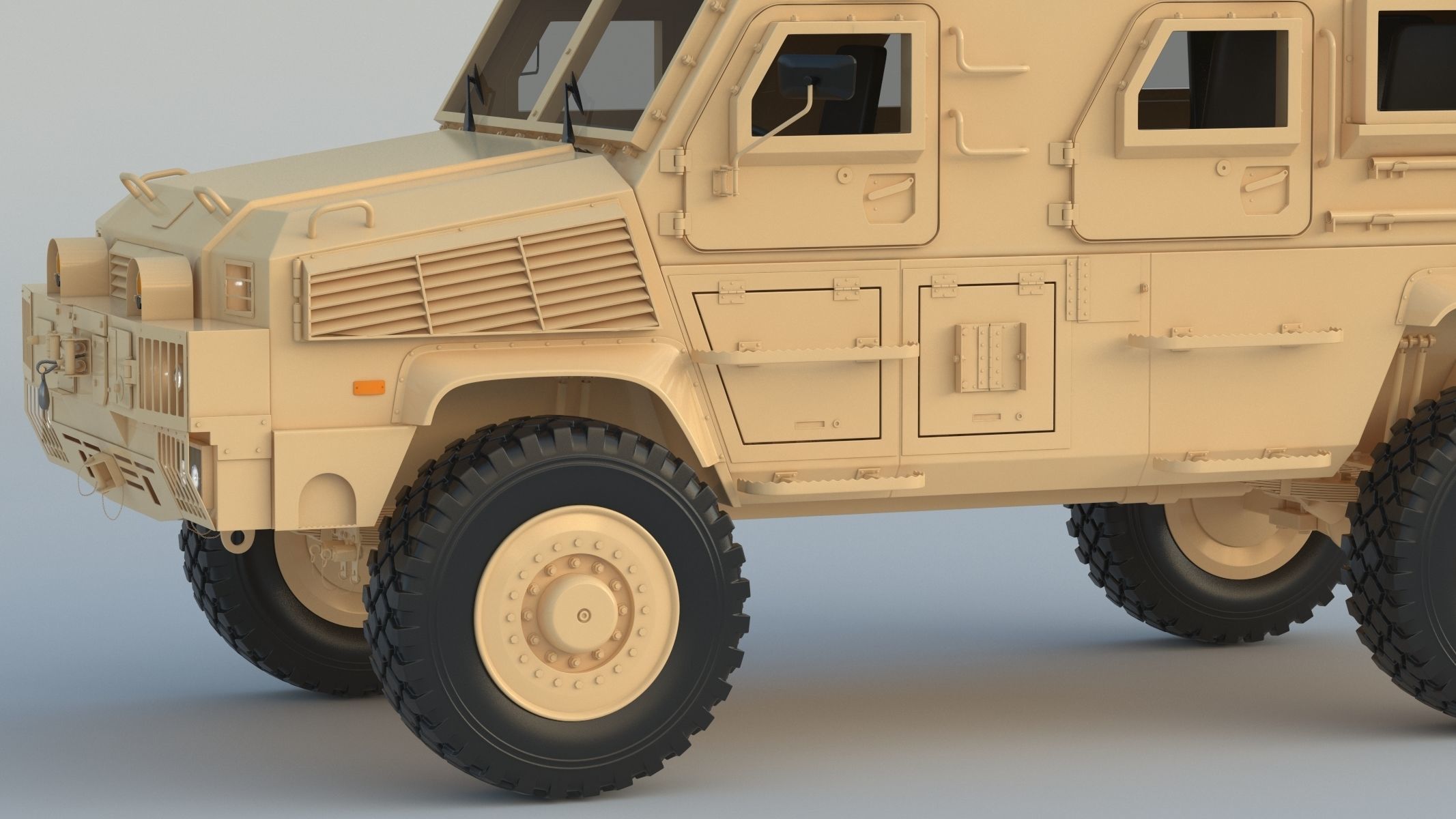 RG-33 Military Truck 3D model | CGTrader