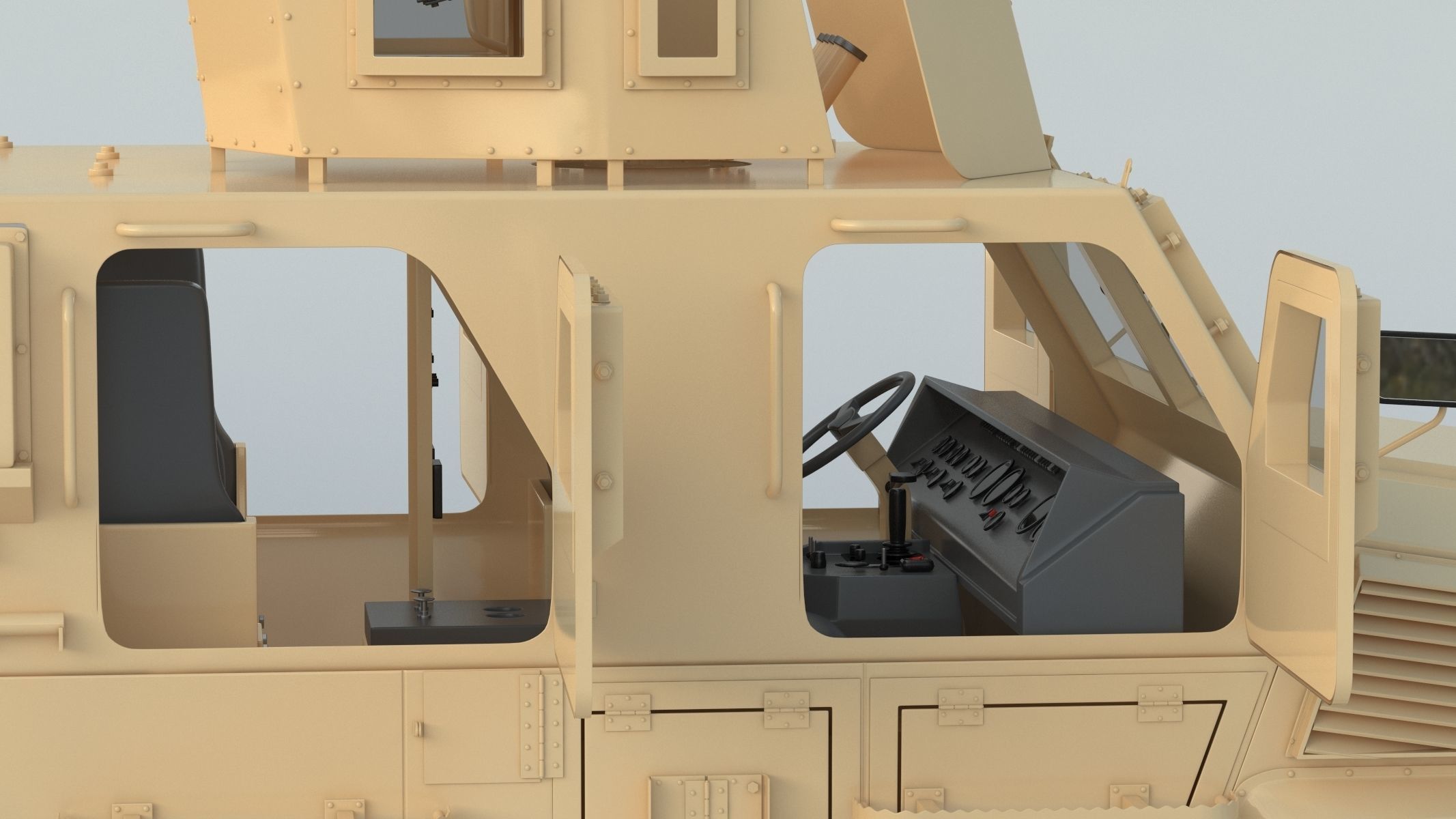 RG-33 Military Truck 3D model | CGTrader