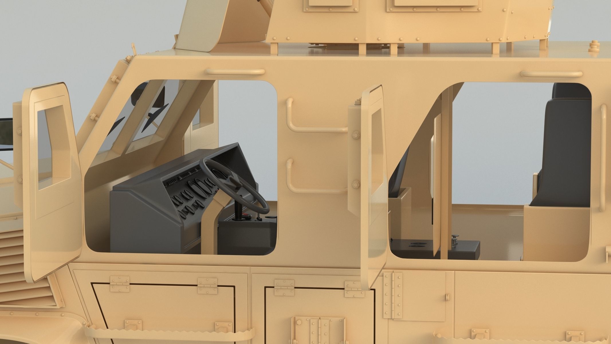 RG-33 Military Truck 3D model | CGTrader