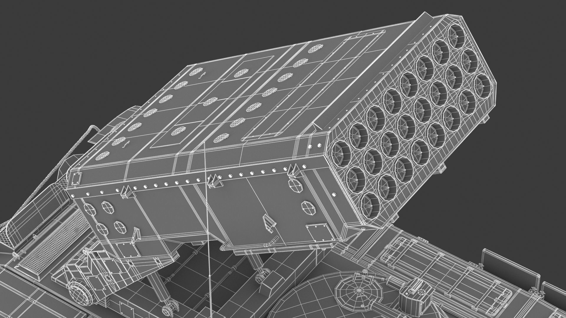 TOS-1 Multiple Rocket Launcher 3D model | CGTrader