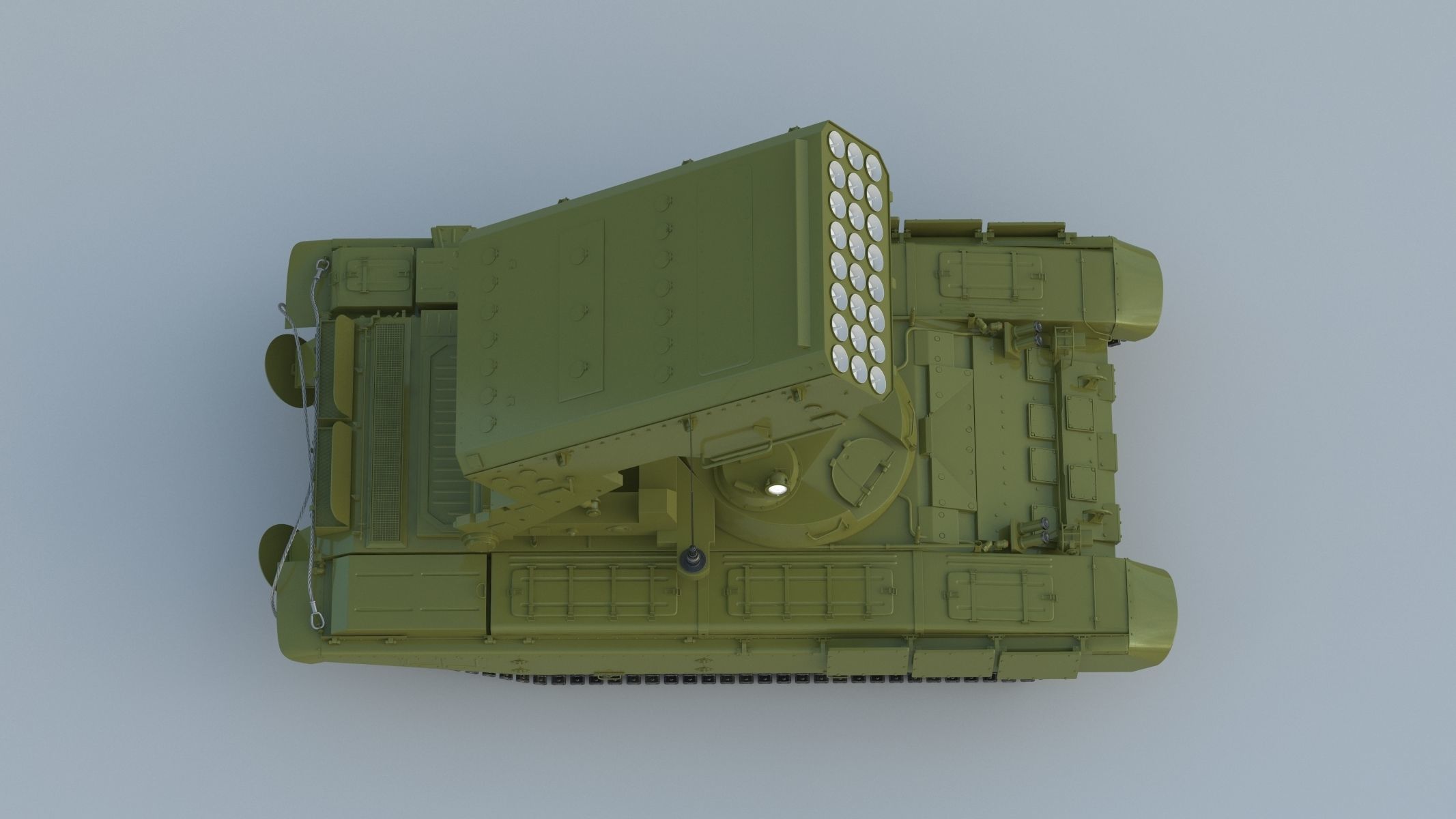 TOS-1 Multiple Rocket Launcher 3D model | CGTrader