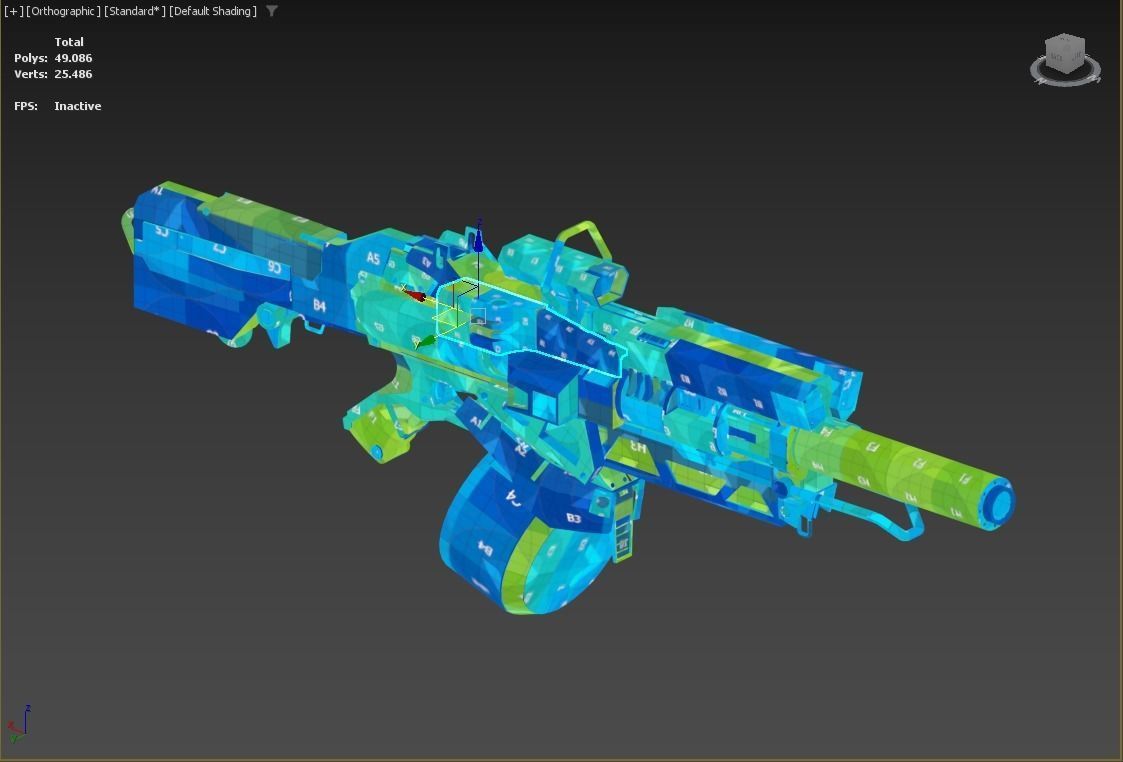 Sci Fi Assault Rifle 3D model | CGTrader