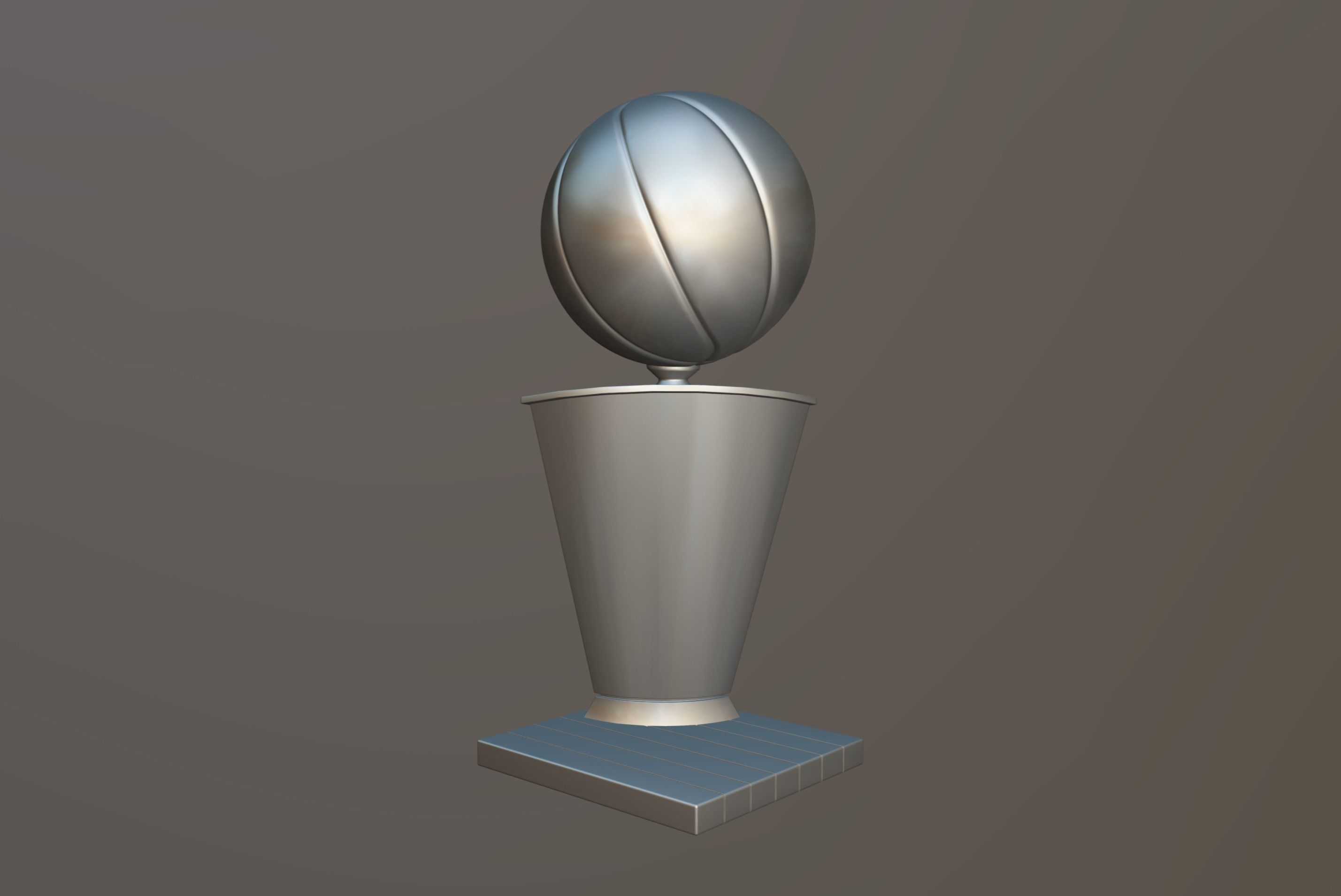 3D model NBA Championship Trophy VR / AR / low-poly | CGTrader