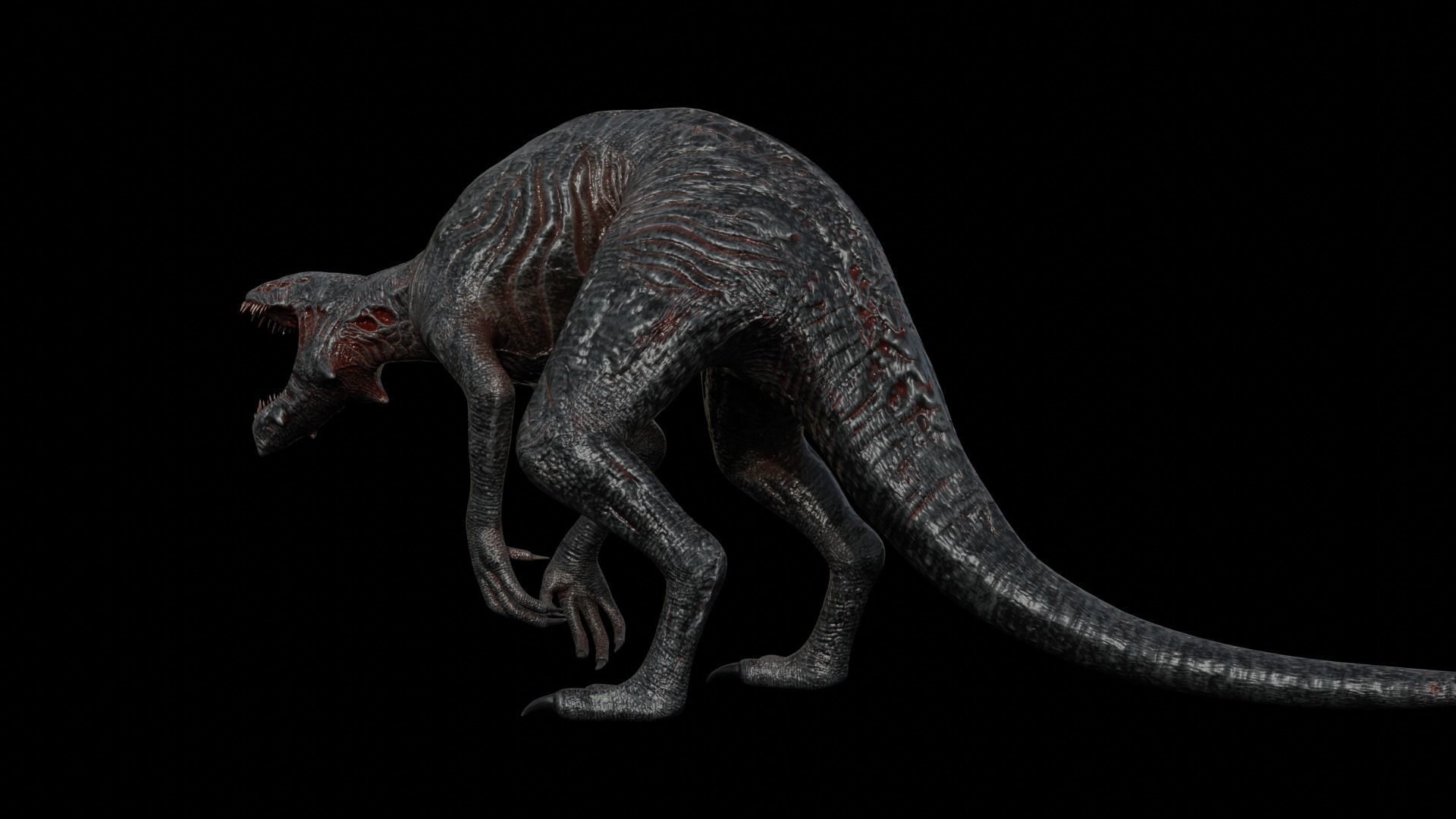 3D Model Collection Mutant alien creature VR / AR / low-poly | CGTrader