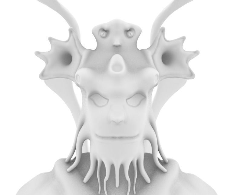 Four Arm Devil free 3D model | CGTrader