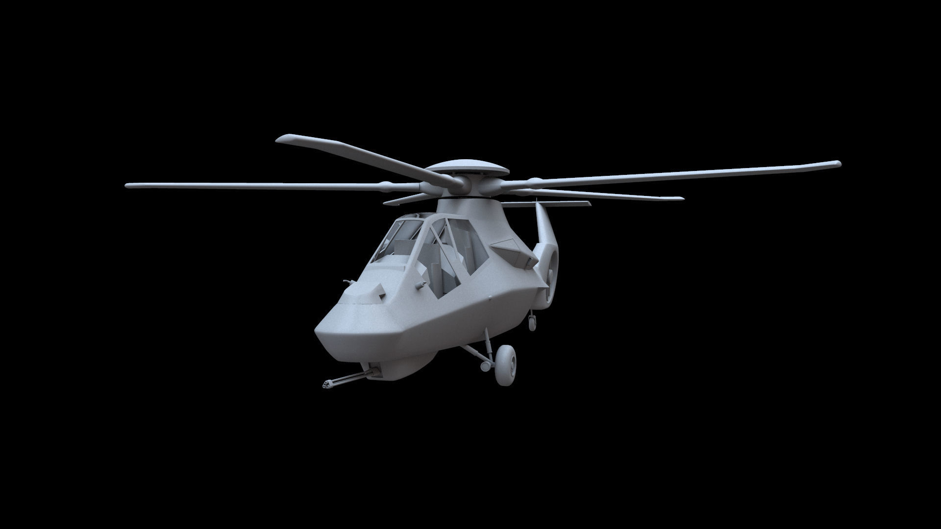 Boeing-Sikorsky RAH-66A Comanche free VR / AR / low-poly 3D model ...