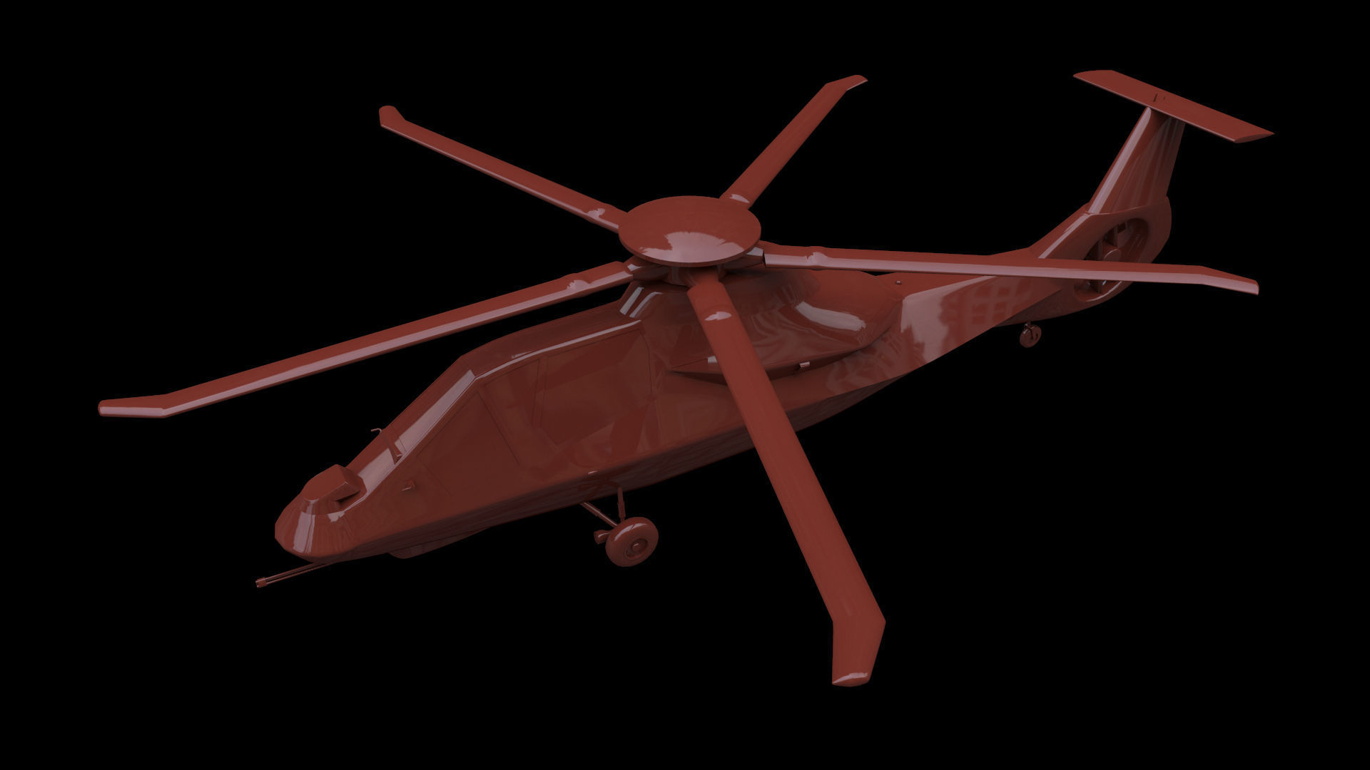 Boeing-Sikorsky RAH-66A Comanche free VR / AR / low-poly 3D model ...