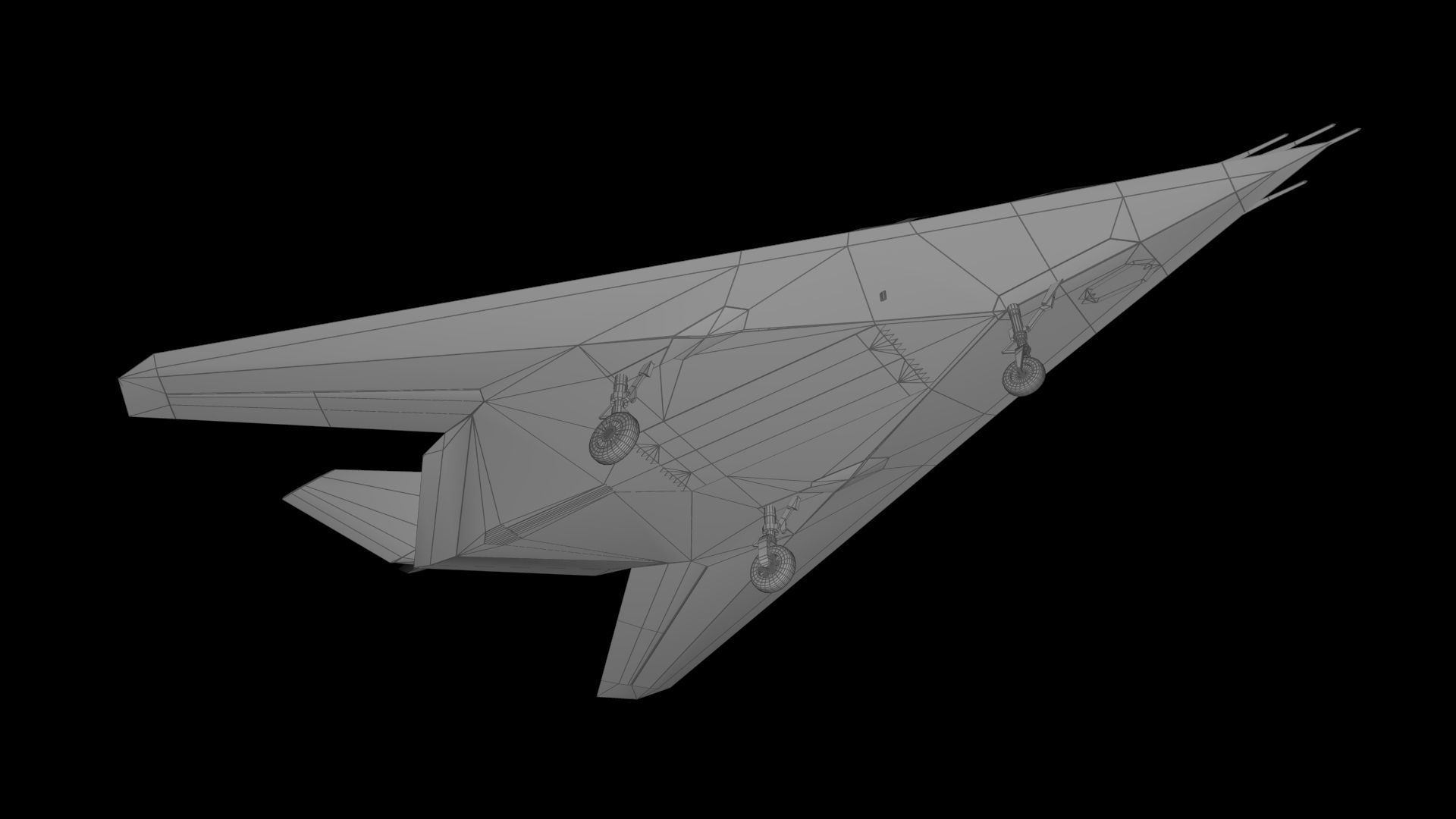 Lockheed F-117A Nighthawk free VR / AR / low-poly 3D model | CGTrader