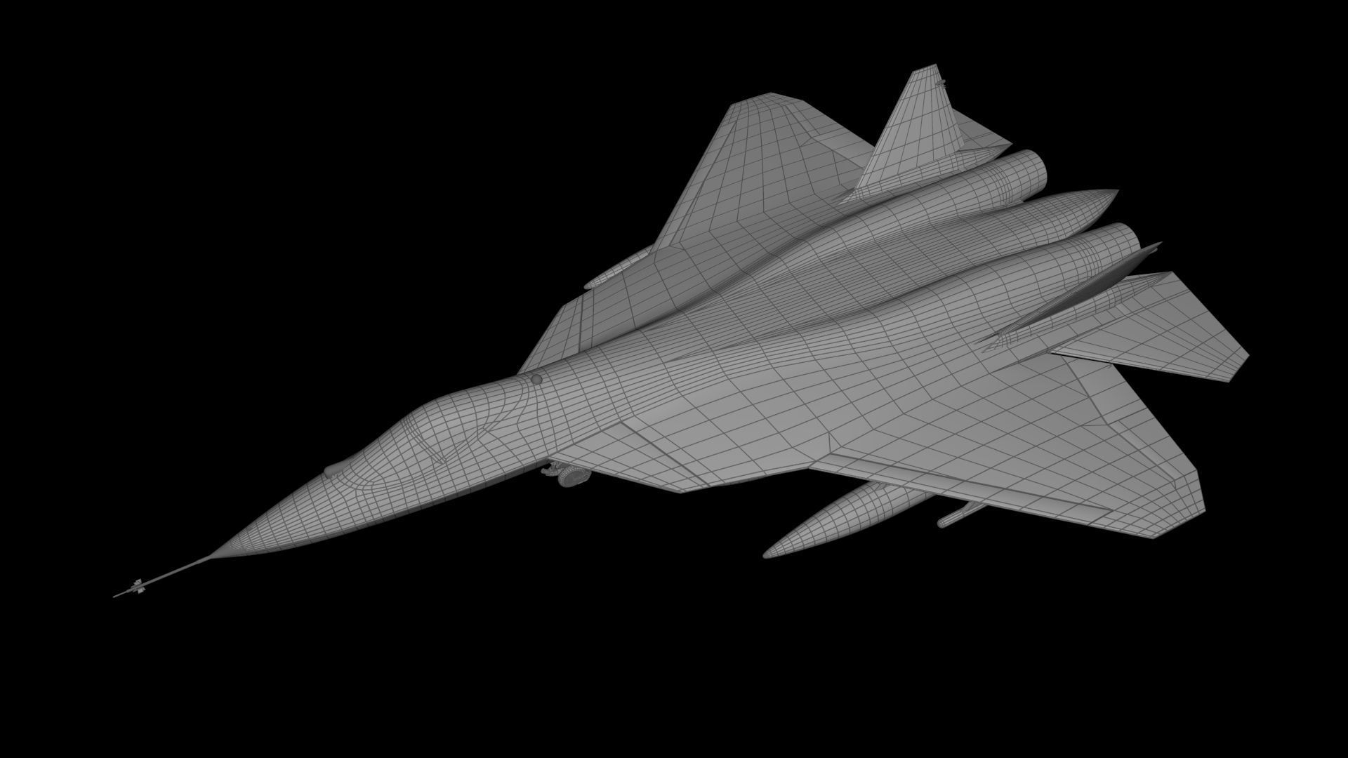 Sukhoi Su-57 free VR / AR / low-poly 3D model | CGTrader