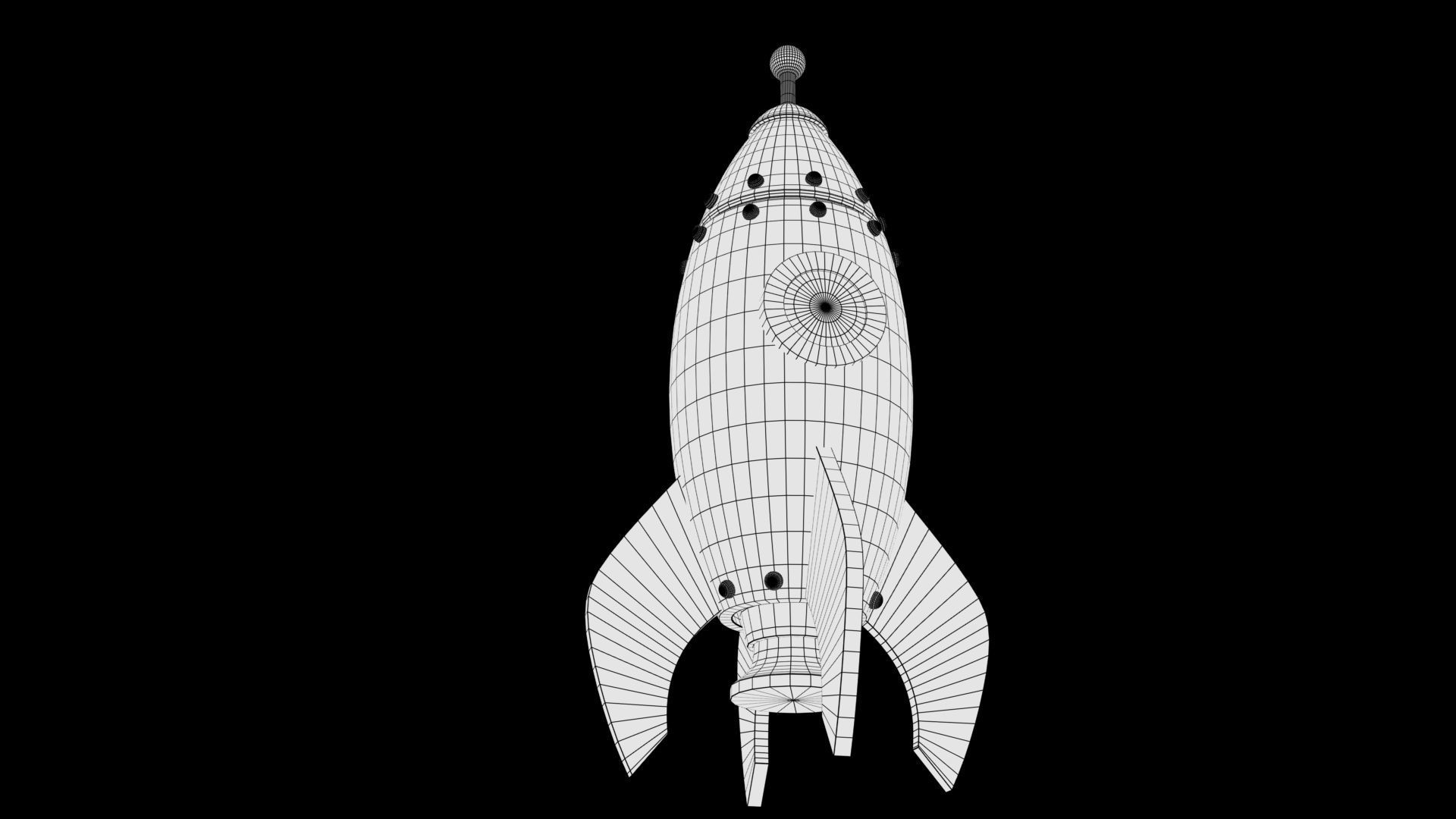 3D model rocket ship VR / AR / low-poly | CGTrader