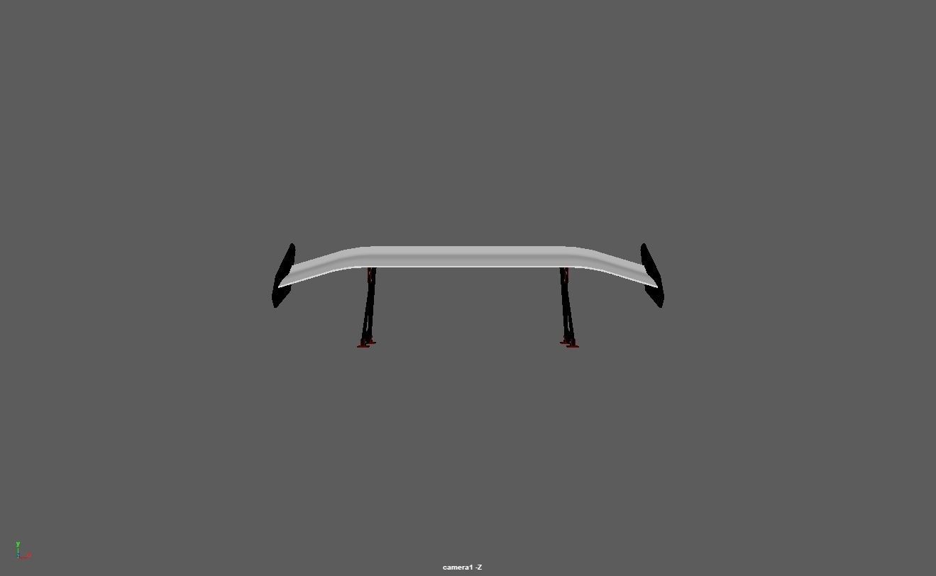 3D model Car Spoiler Pack Modern Sport Car Spoiler VR / AR / low-poly ...