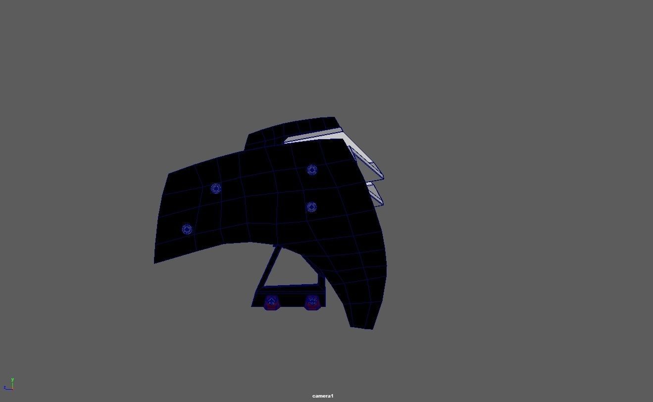 3D model Car Spoiler Pack Modern Sport Car Spoiler VR / AR / low-poly ...