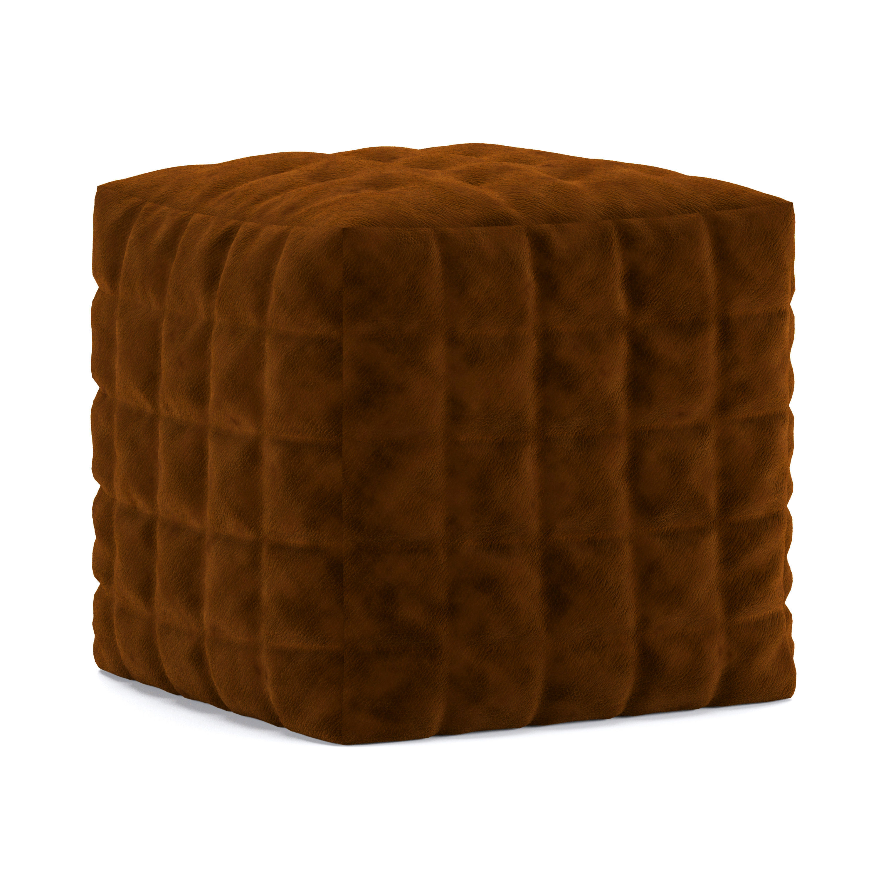 pouff 3d model cube cushions - 3D model animated rigged | CGTrader