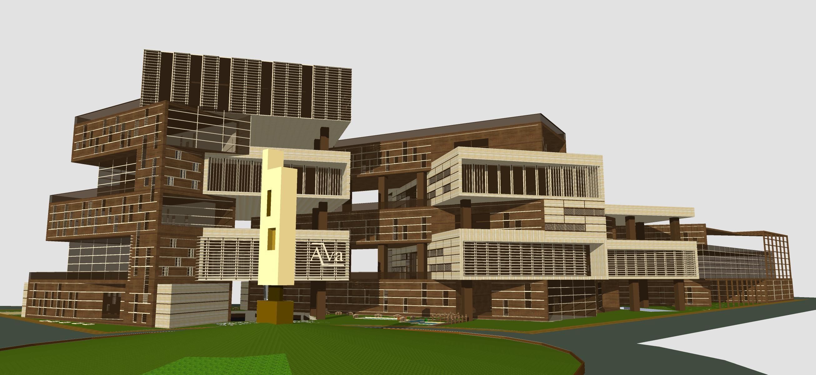 Commercial Complex Project 3D model | CGTrader