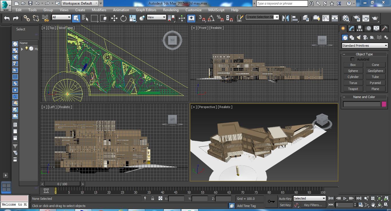 Commercial Complex Project 3D model | CGTrader