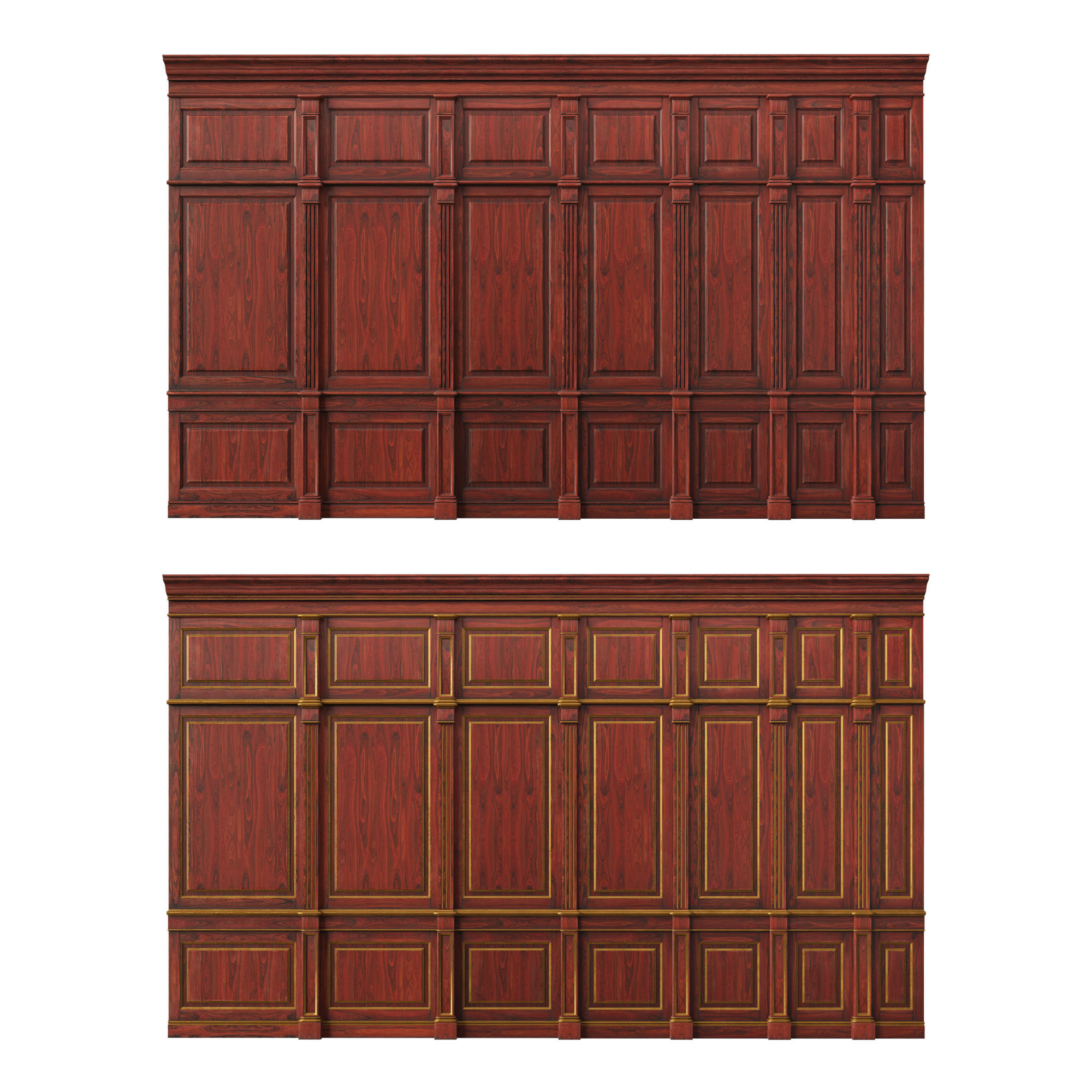 Wooden panel 01 04 3D model | CGTrader