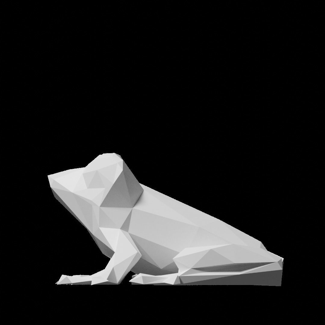 Low Poly Tree Frog for 3D-Printing 3D model 3D printable | CGTrader