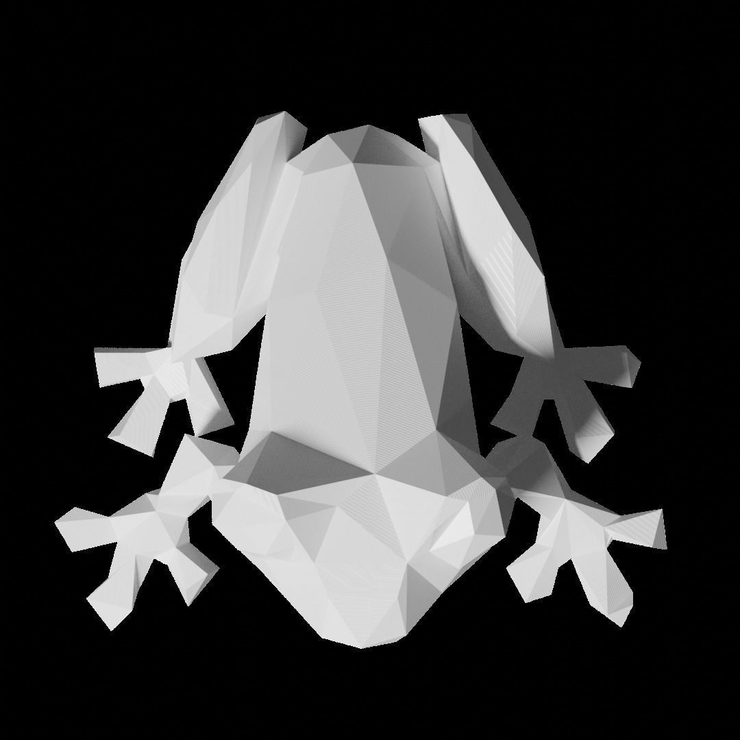 Low Poly Tree Frog for 3D-Printing 3D model 3D printable | CGTrader
