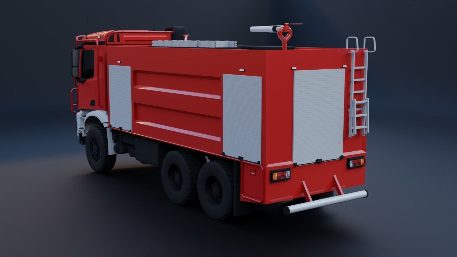 Mercedes Arocs 6x6 Firetruck 3D model | CGTrader
