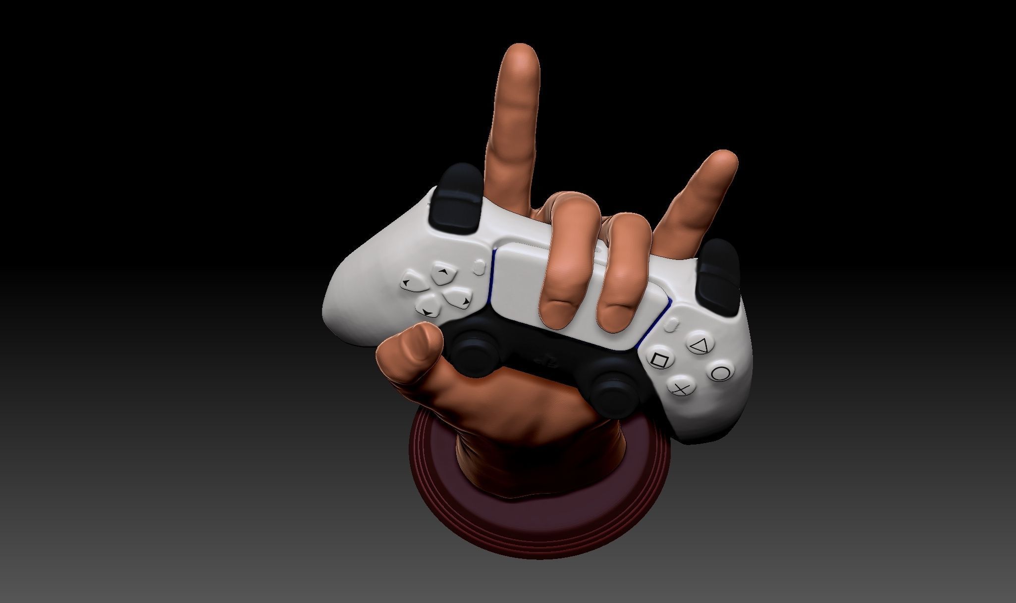 PS5 Rock Hand 3D model | CGTrader