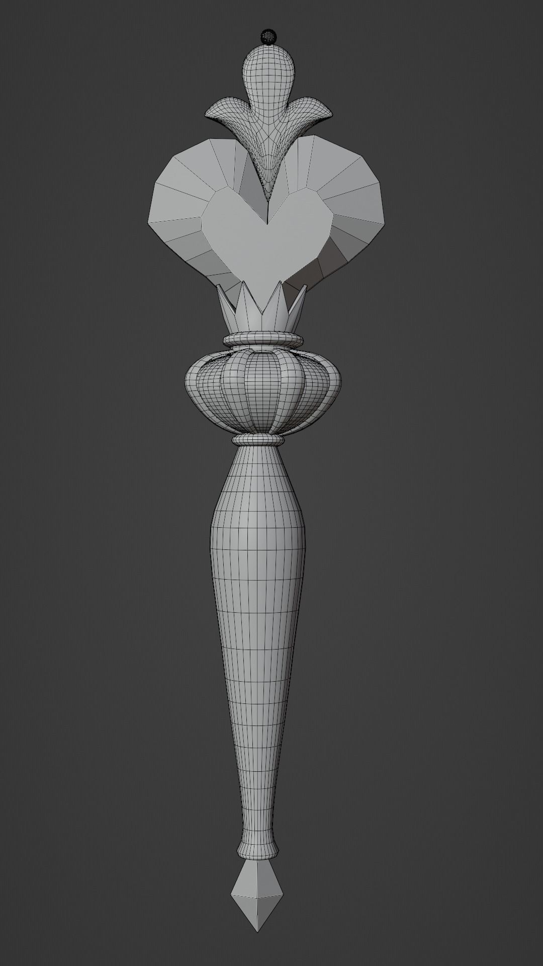 Royal Magic Wand - Moon Butterfly 3D model | CGTrader