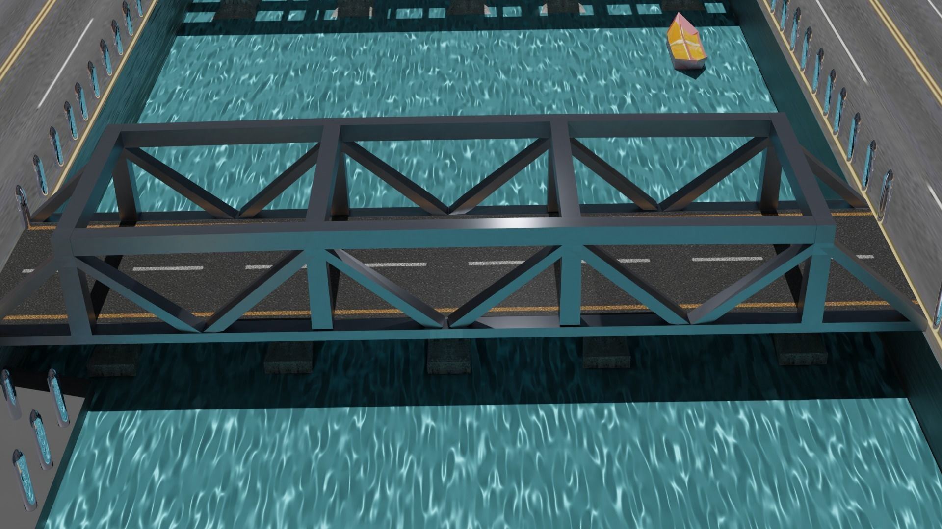 3D CITY VIEW WITH TEXTURES free 3D model animated | CGTrader