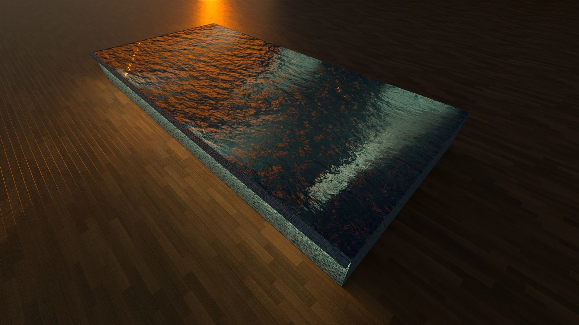 Infinity Pool free VR / AR / low-poly 3D model | CGTrader