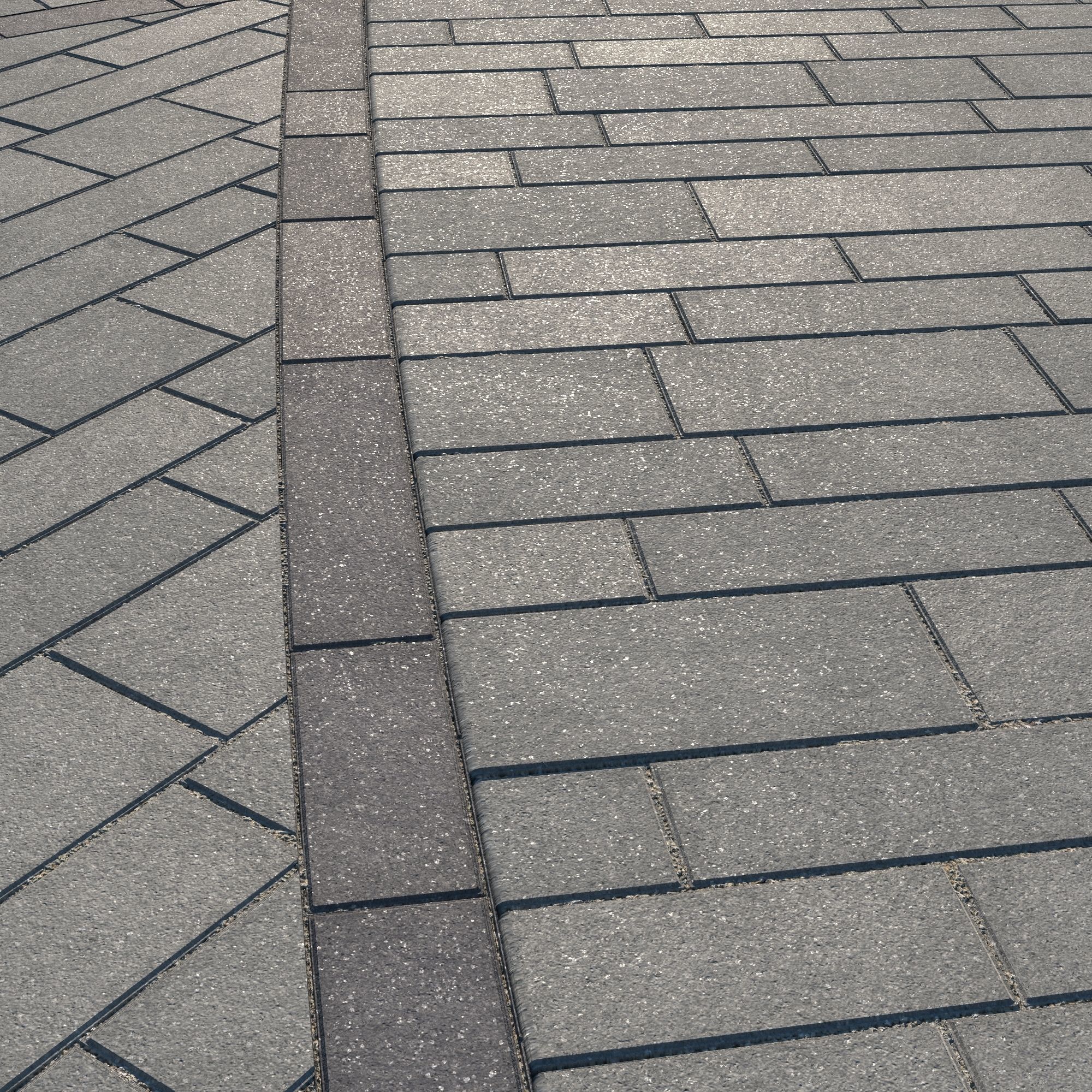 Texture 8k Large Area Linear concrete paving 01 - 3 variations VR / AR ...