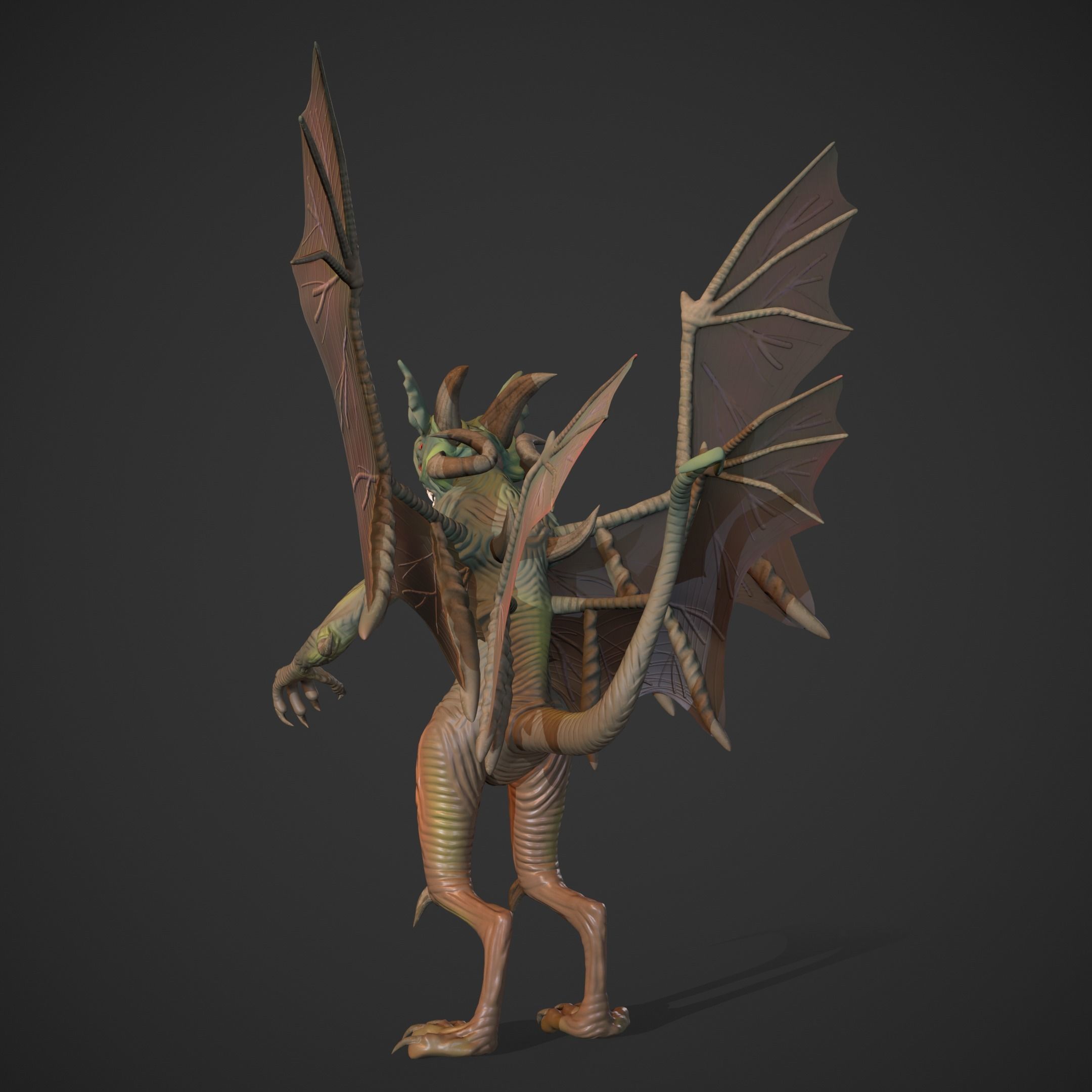 3D model Stylized Gargoyle VR / AR / low-poly | CGTrader