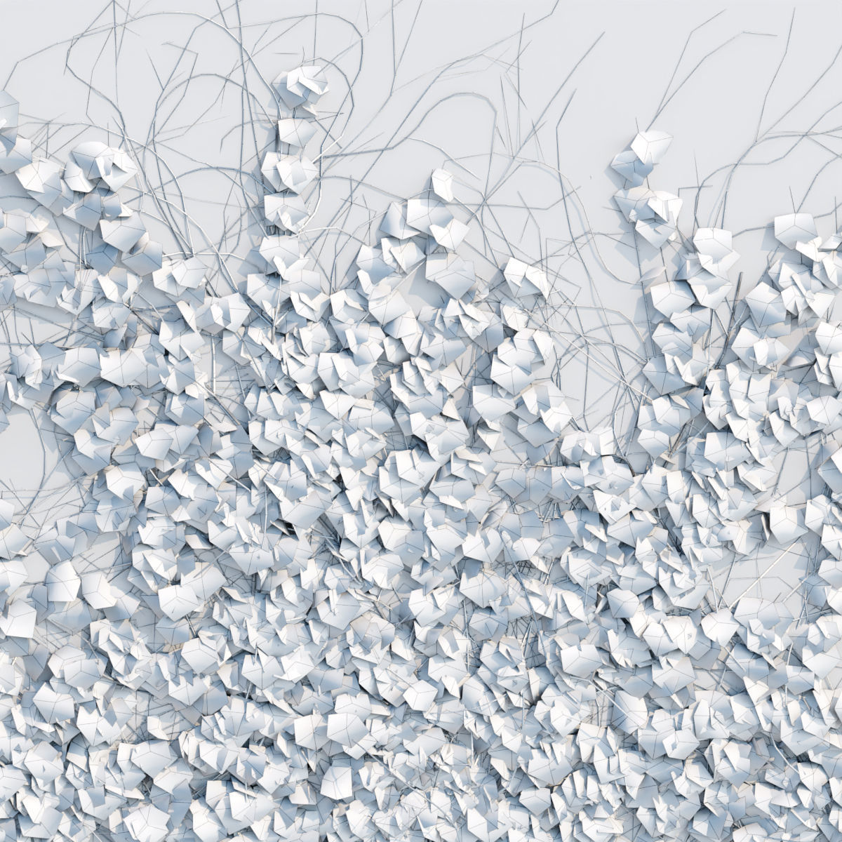 ivy for wall collection vol 101 3D model | CGTrader